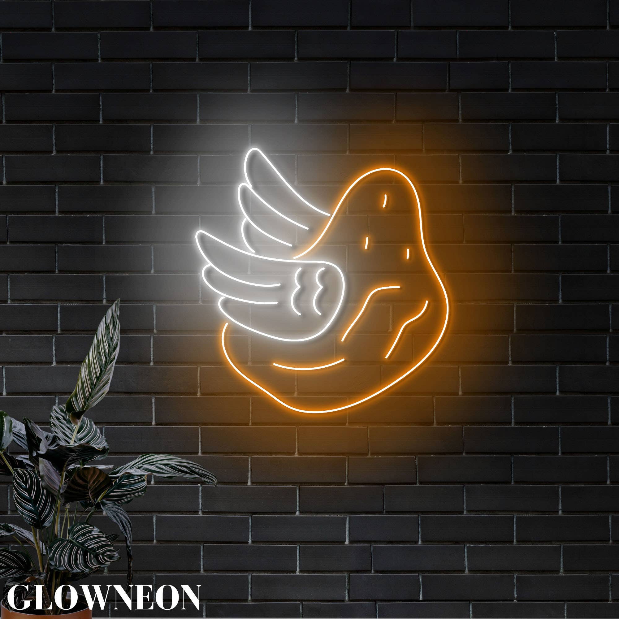 Glowneon Chicken Nuggets Wings Neon Sign, Chicken Restaurant Wall Art ...