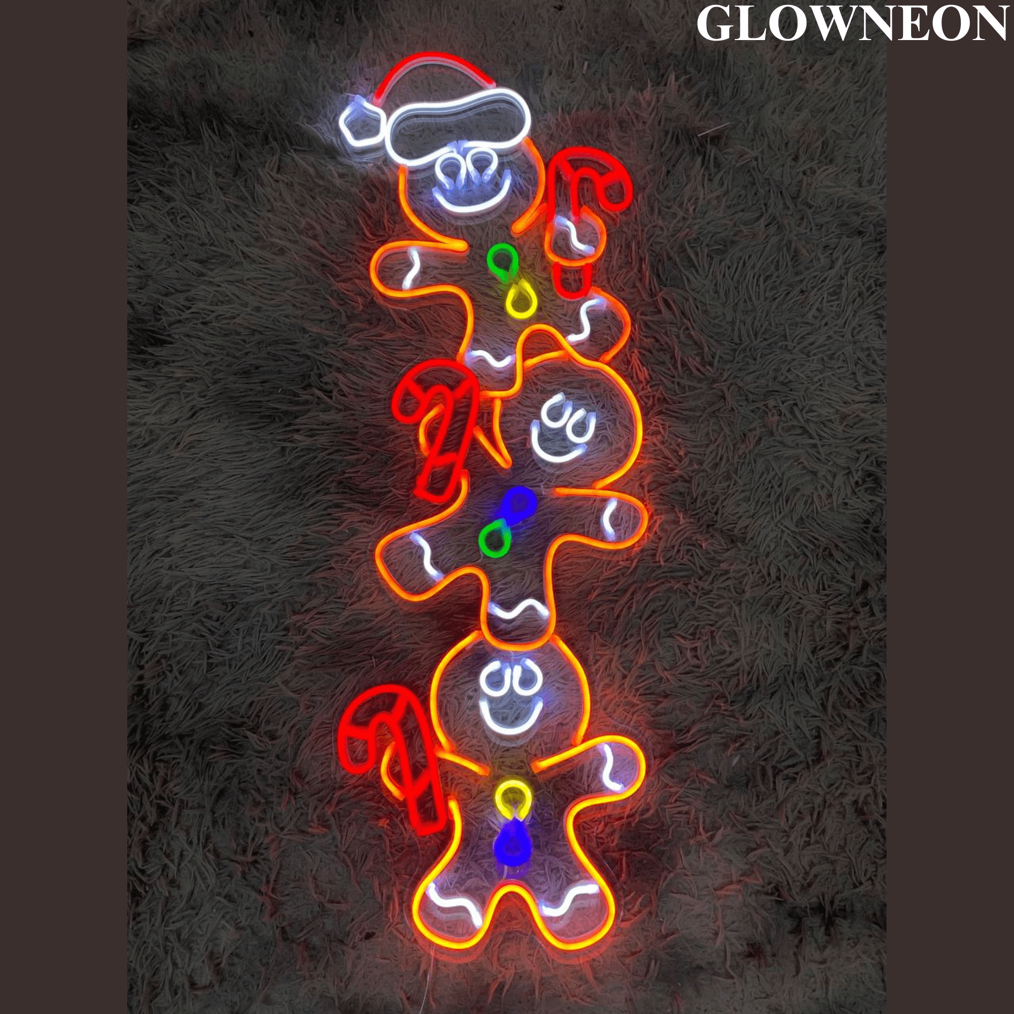 Glowneon Christmas Cookies Neon Sign, Christmas Cookies Shop Wall Art ...