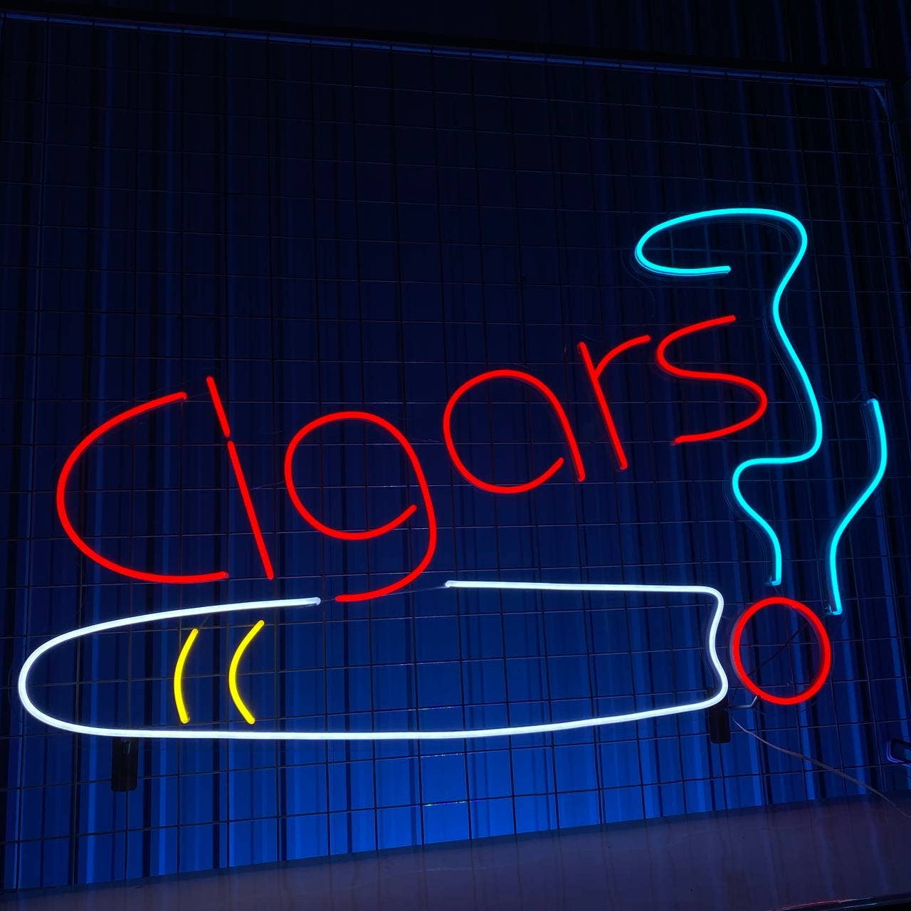 Glowneon Cigars Neon Signs, Smoking Store Long-lasting Lights Decor ...