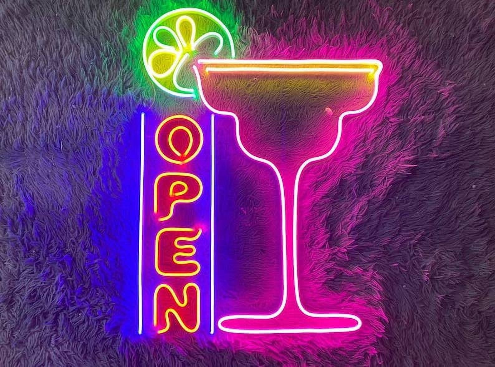 Glowneon Cocktail Bar Neon Sign, Beer Pub Neon Light Decor - Walmart.com