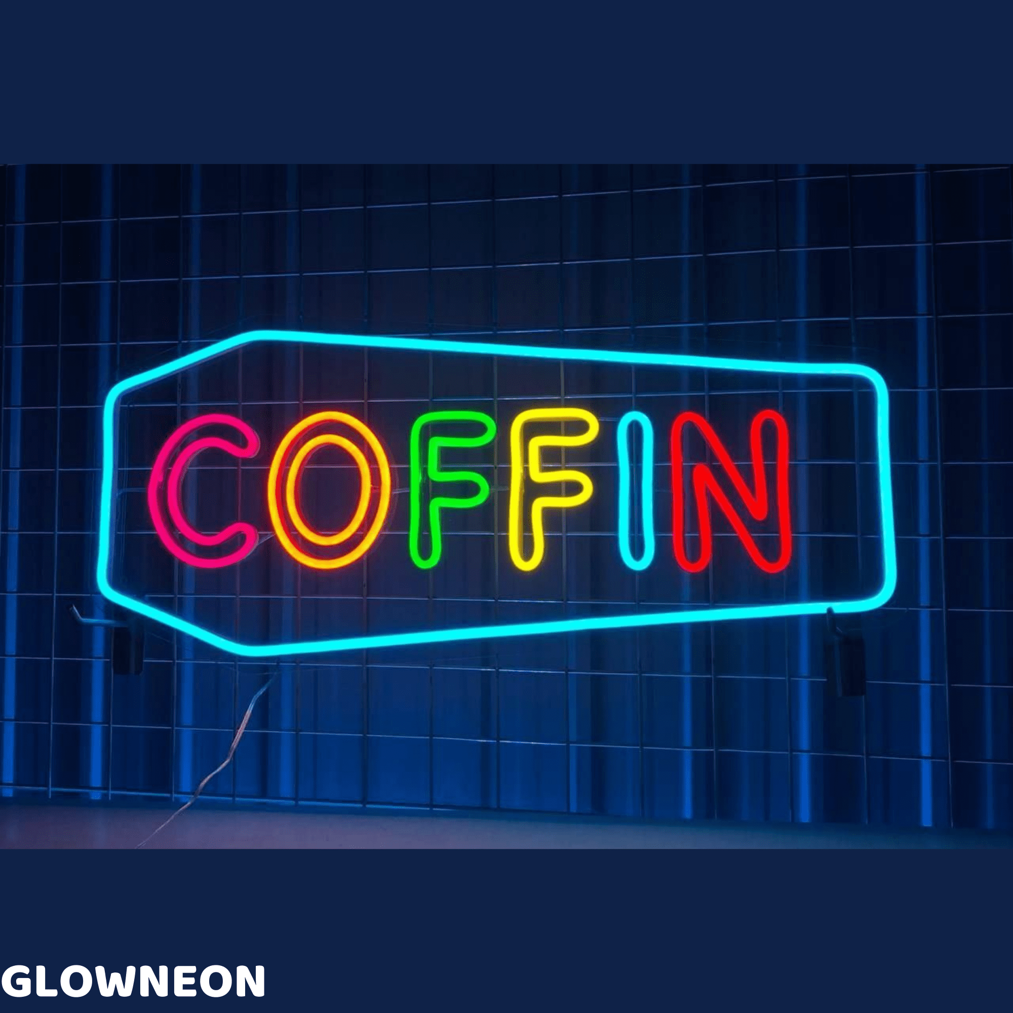 Glowneon Coffin Neon Sign, Coffee Led Sign, Open Coffee Shop Decor ...