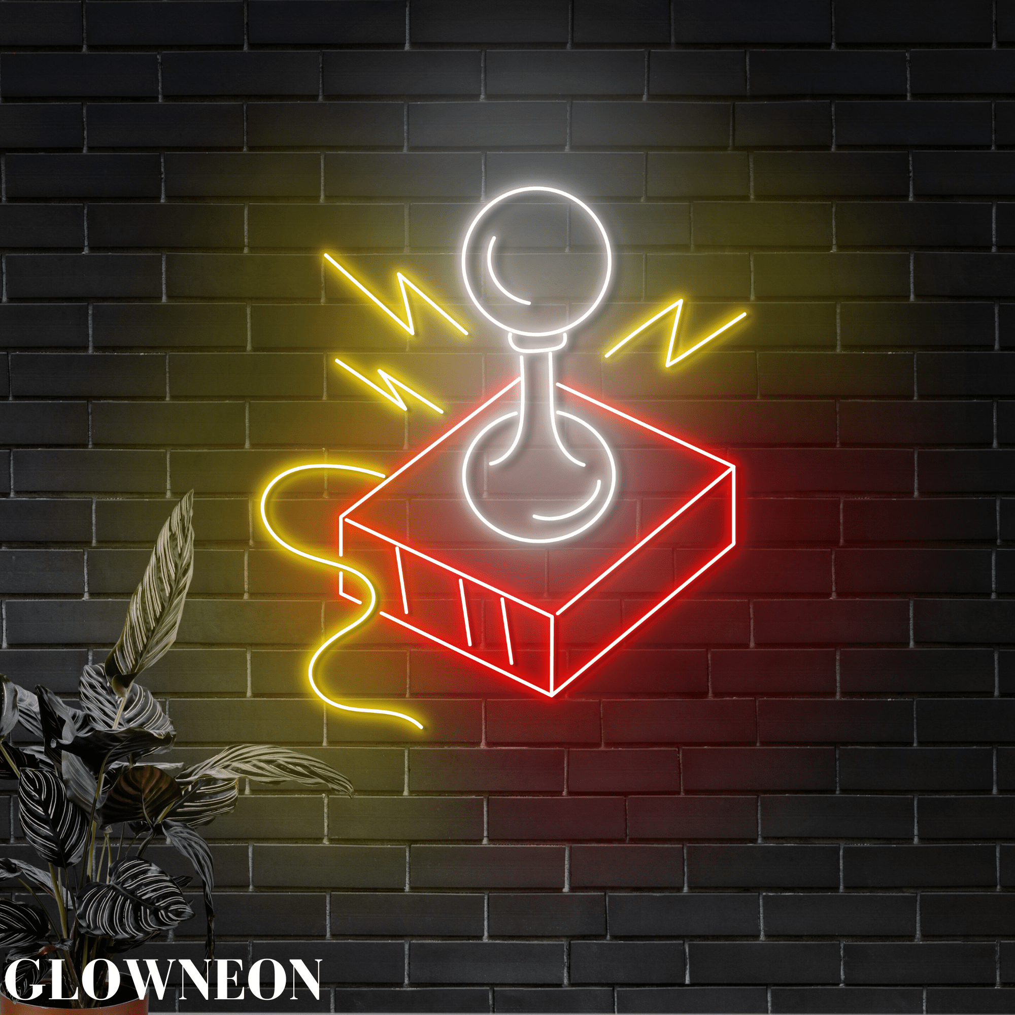 Glowneon Controller Game Led Wall Art, Game Controller Room Neon Sign ...