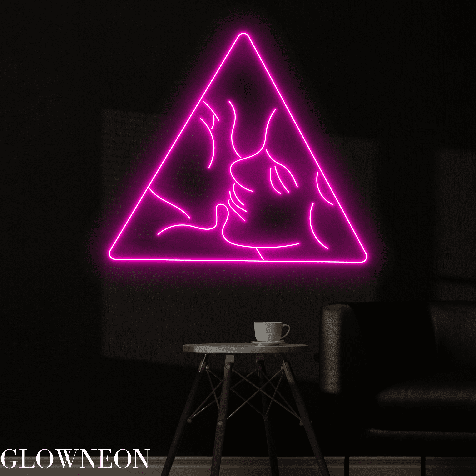 Glowneon Couple Kissing Neon Sign, Boy Girl Led Sign, Wedding Gifts ...