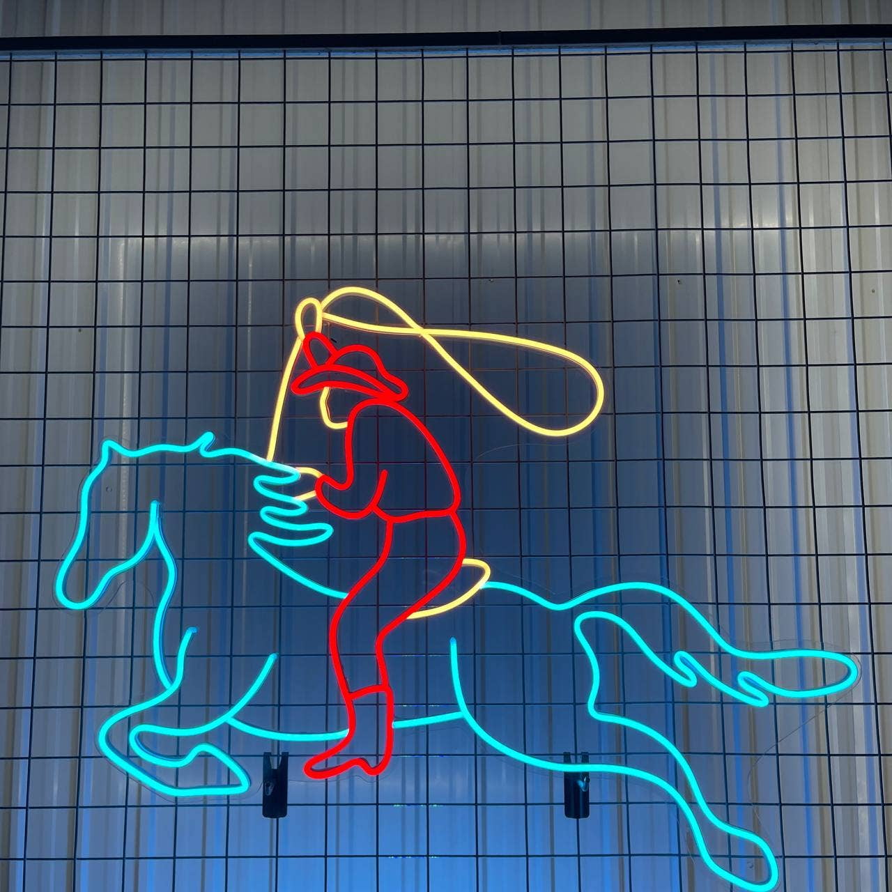 Glowneon Cowboy Riding Horse Neon Sign, Mexico Cowboy Decor - Walmart.com