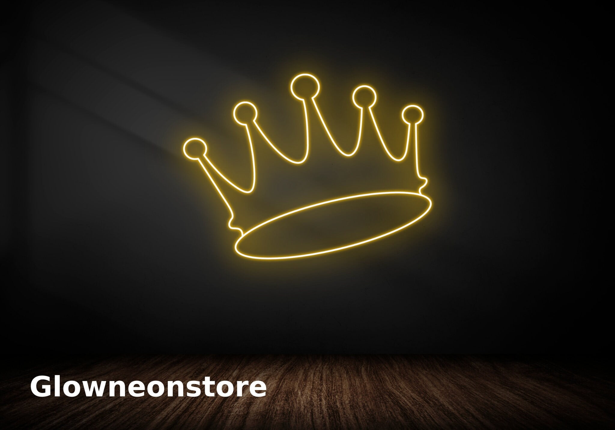 Glowneon Crown Neon Sign, Crown Led Light Sign, Queen Crown Neon Light ...