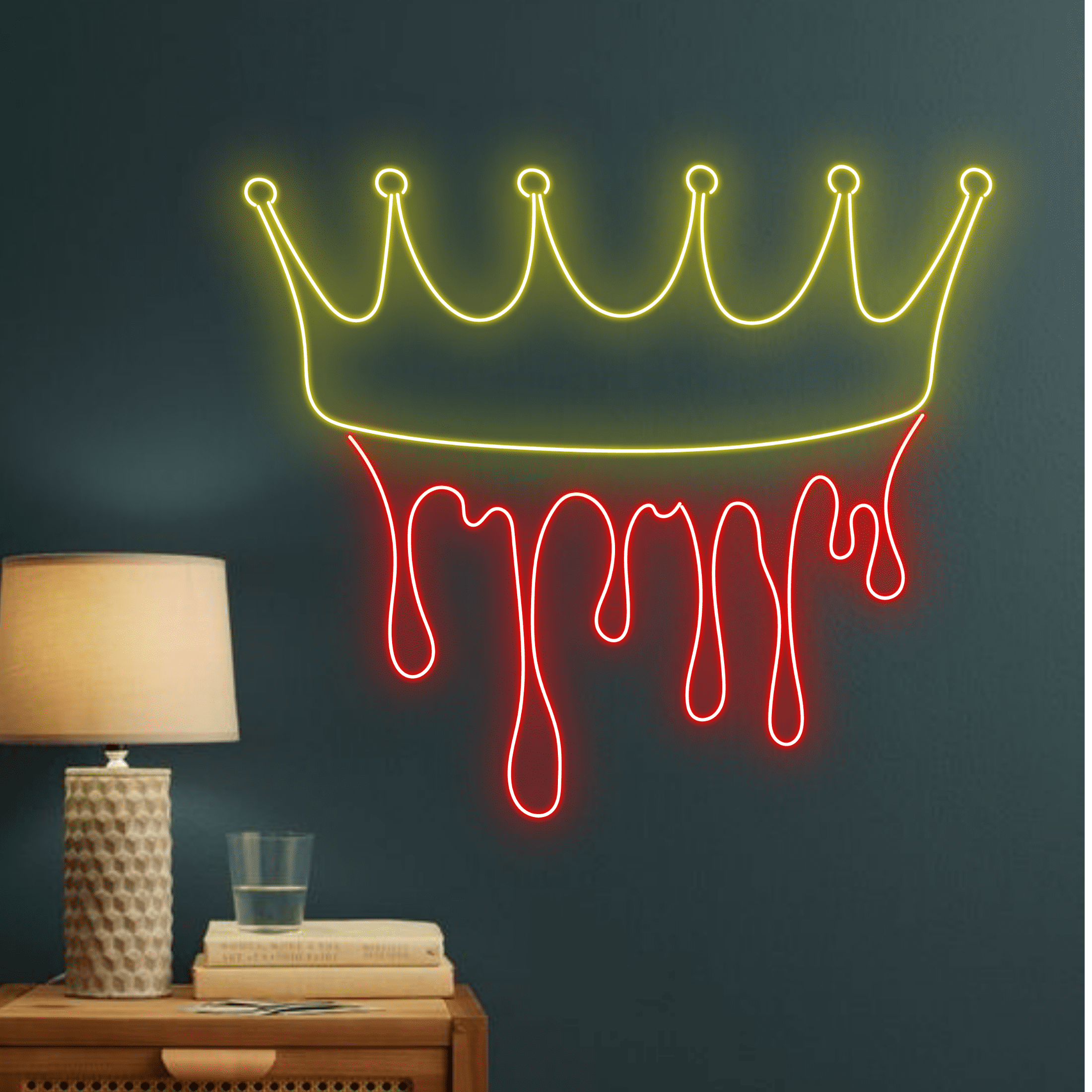 Glowneon Crown Neon Signs, Long-lasting Wall Art Decor - Walmart.com