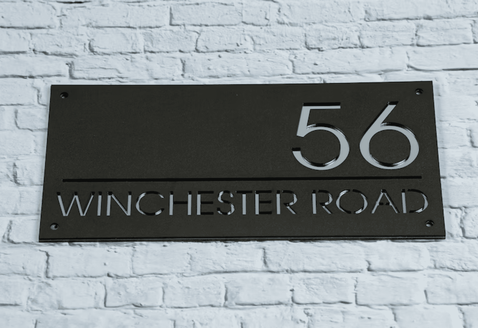 Glowneon Custom Address Signboard, House Number Sign, Number place ...