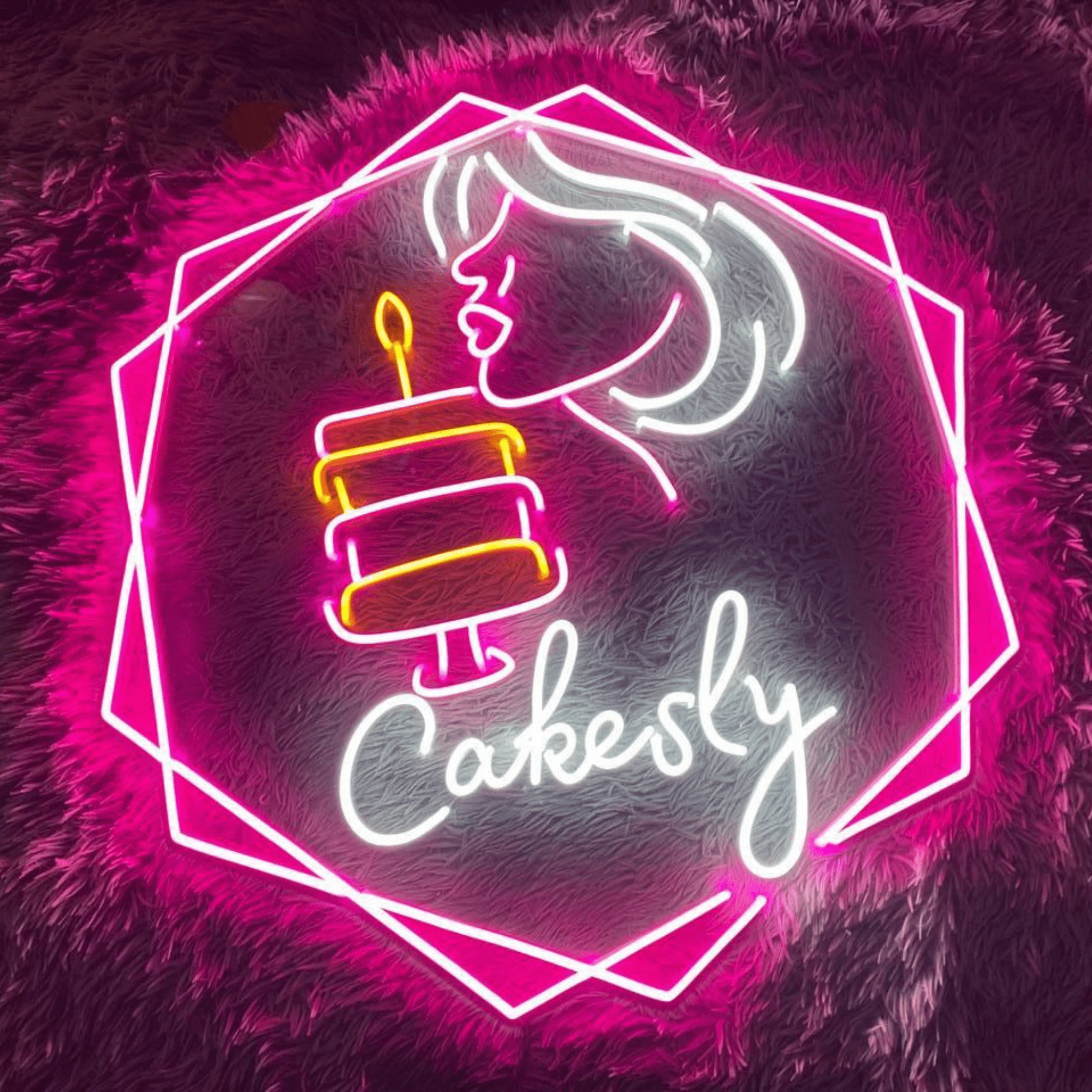 Glowneon Custom Bakery Logo Neon Sign, Bakery Wall Decor Signboard ...