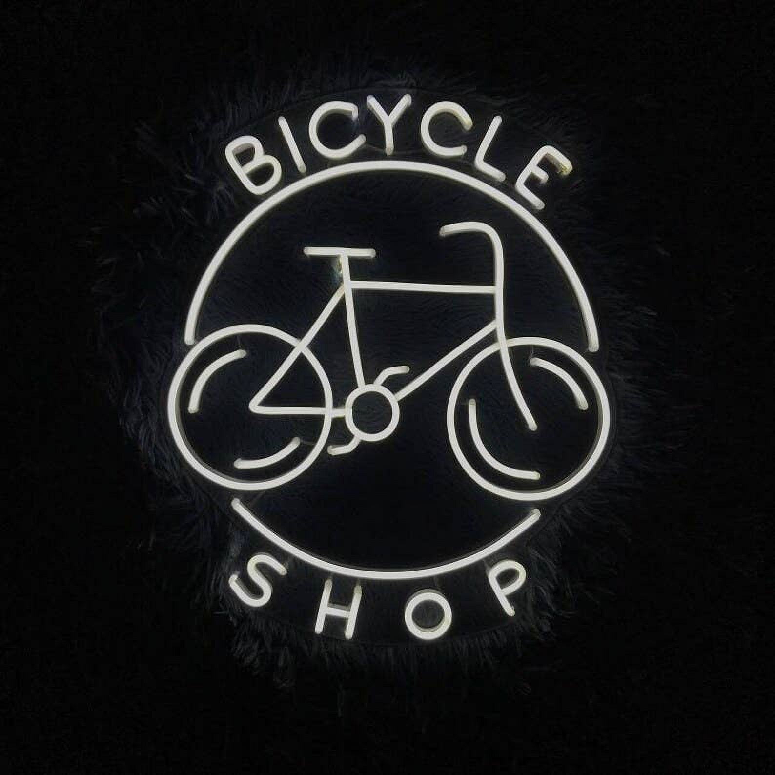 Glowneon Custom Bicycle Shop Neon Signs, Cycling Shop Signboard ...