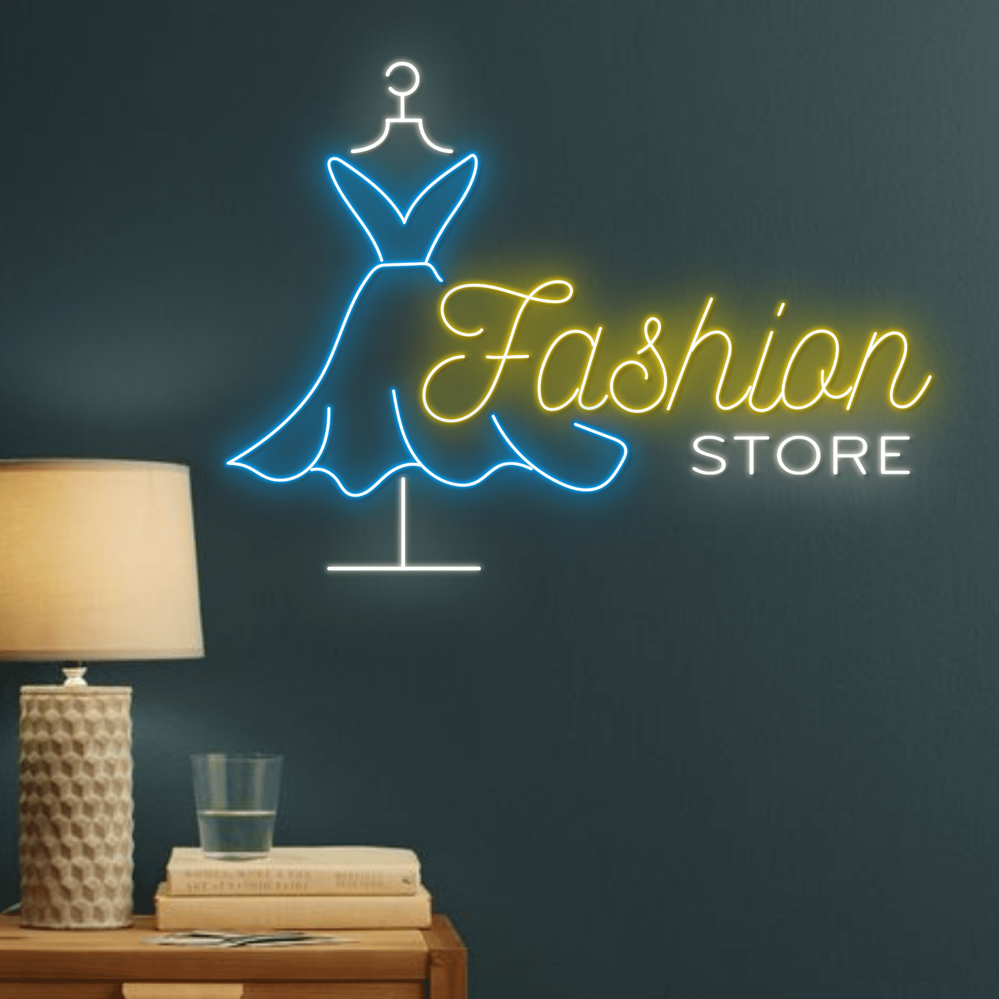 Glowneon Custom Fashion Logo Neon Sign, Shop Wall Decor Signboard ...