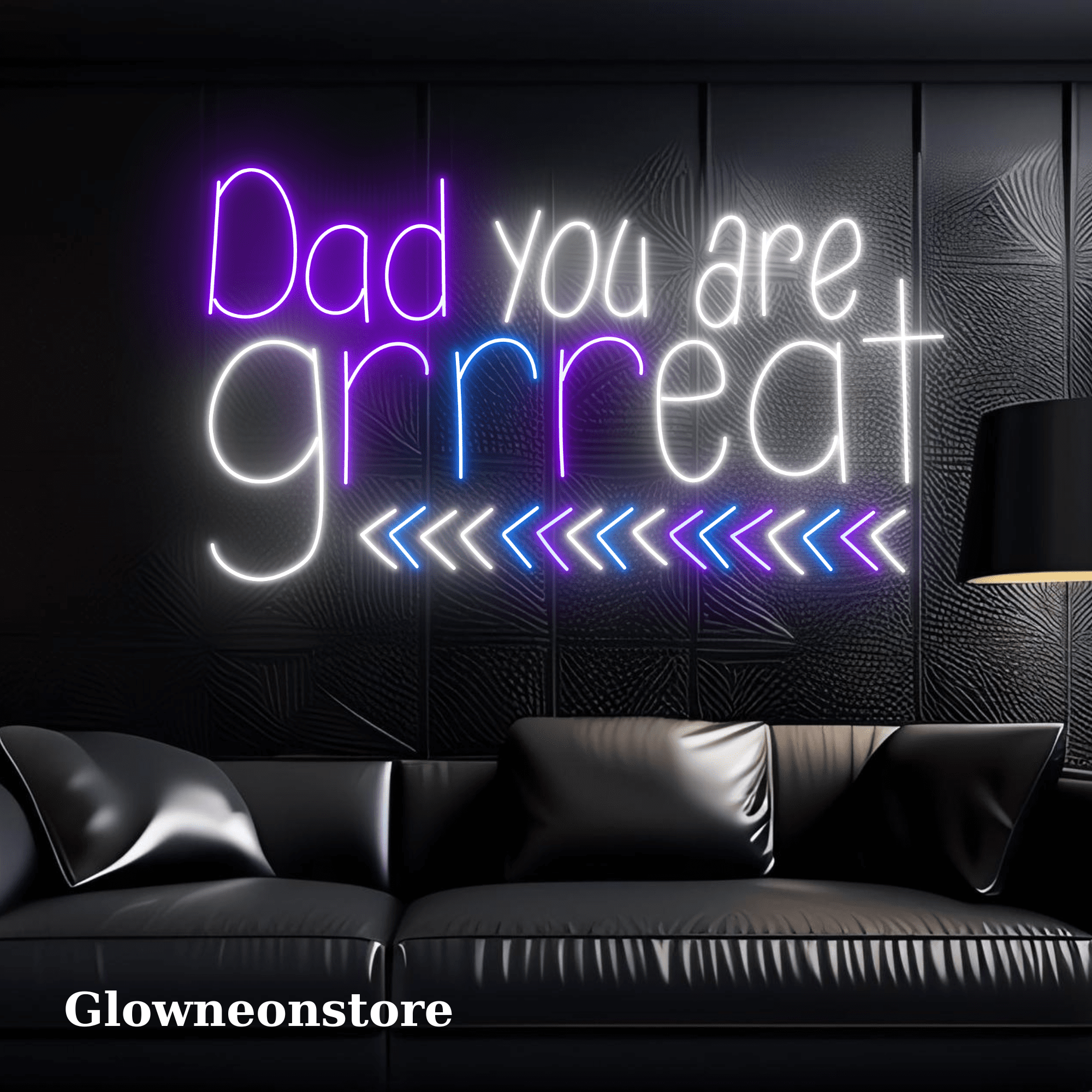Glowneon Dad You Are Great Neon Sign, Happy Father's Day Led ?Decor ...