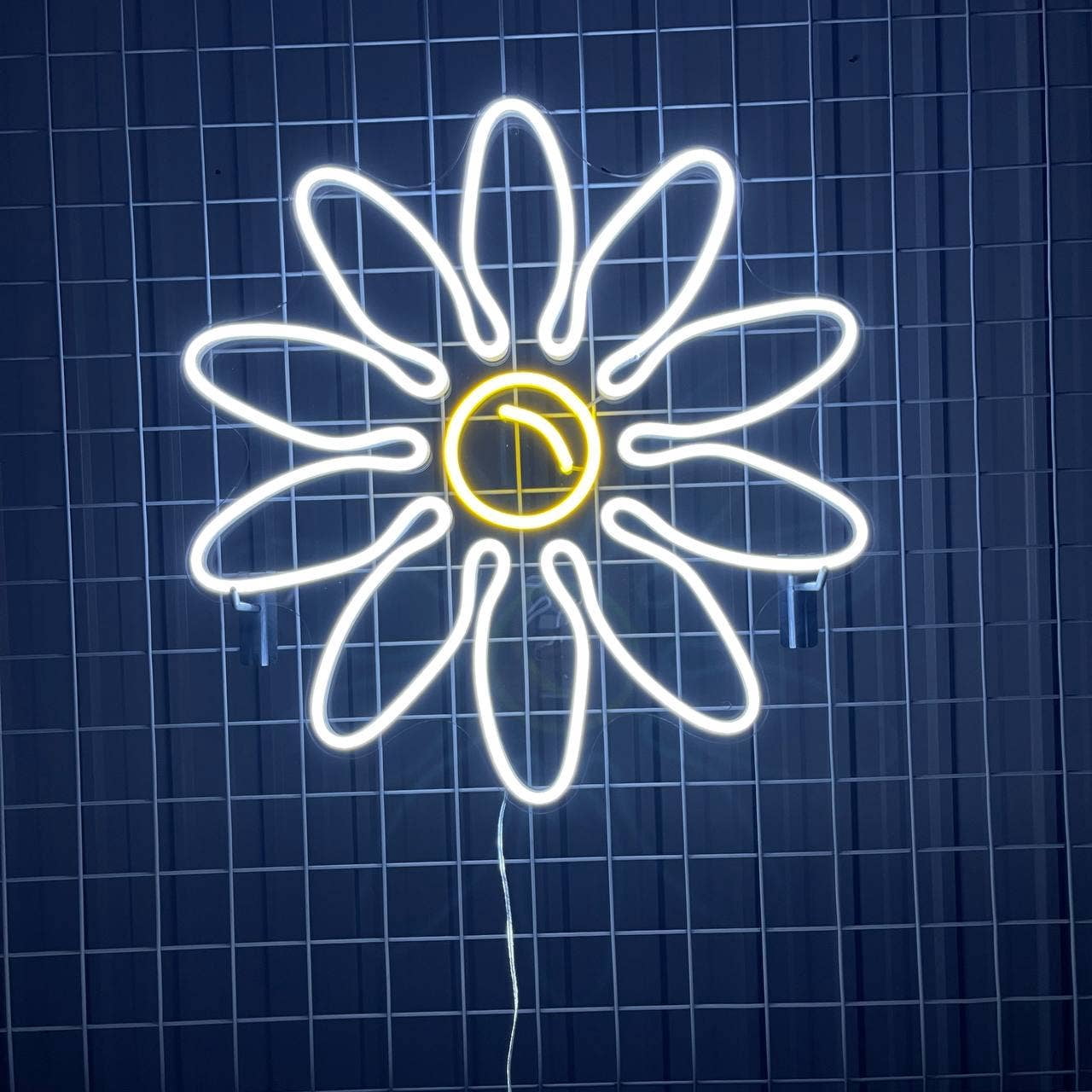 Glowneon Daisy Flower Neon Sign Decor, Plant Flower Shop Decor ...