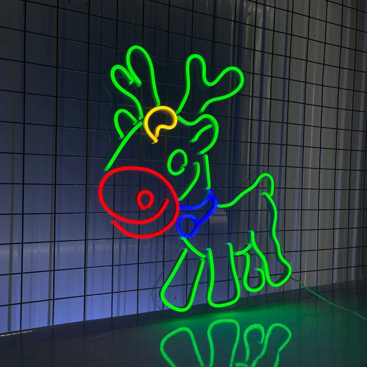 Glowneon Deer Neon Sign, Cute Animal Wall Decor For Kids Room - Walmart.com