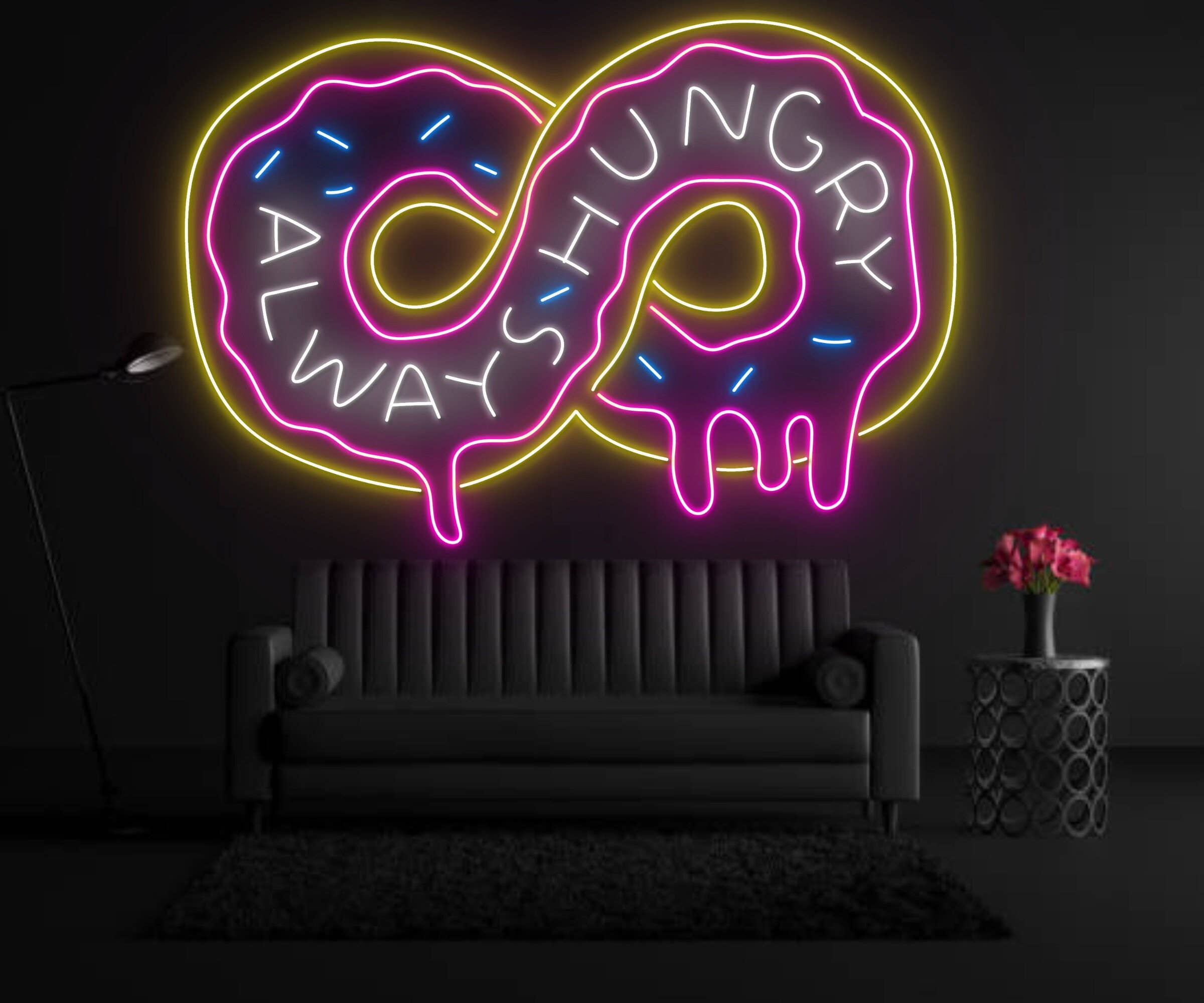 Glowneon Donut Shop Neon Signboard, Bakery Shop Decor - Walmart.com