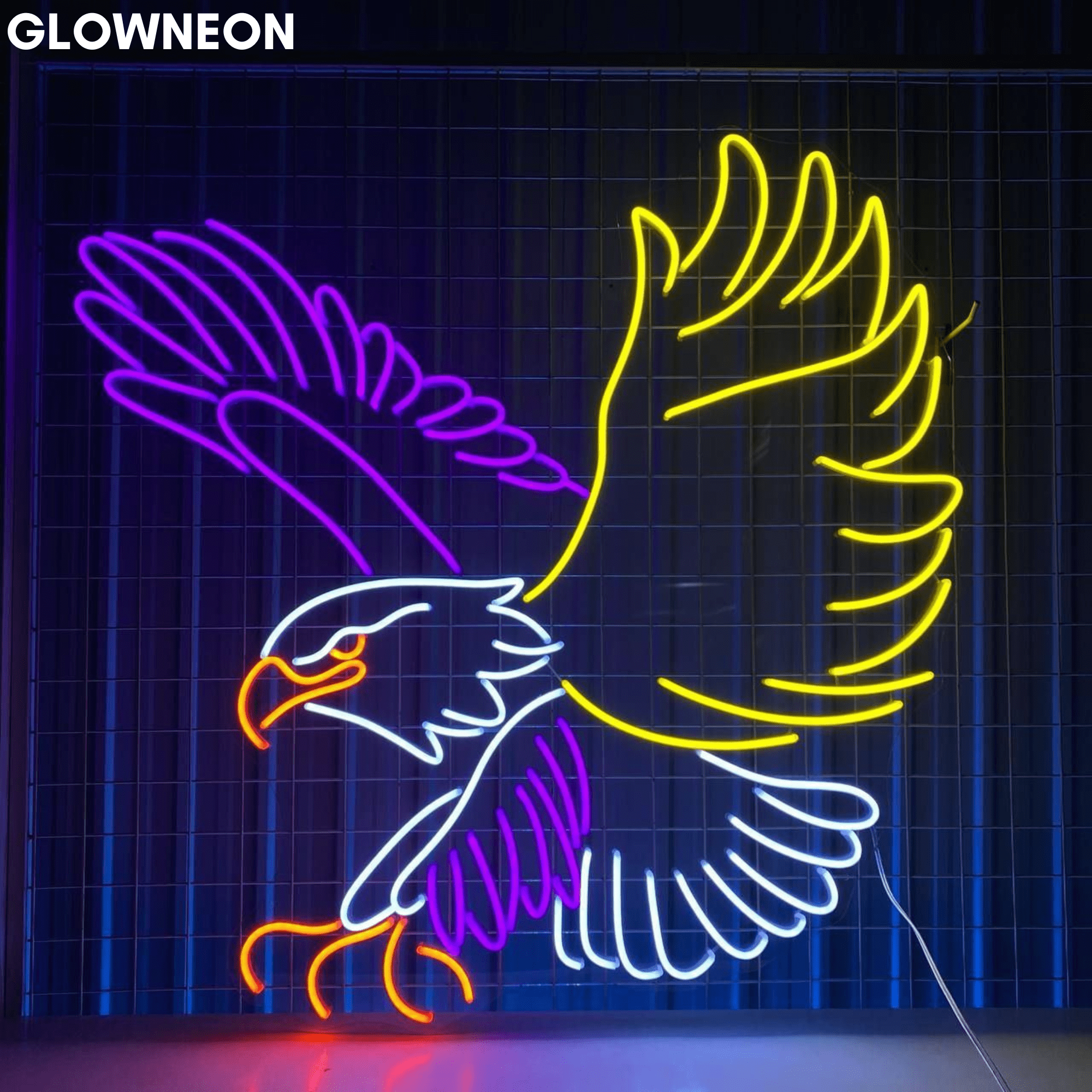 Glowneon Eagle Neon Sign, Bald Eagle Led Sign, Eagle Bird Lover Gifts ...