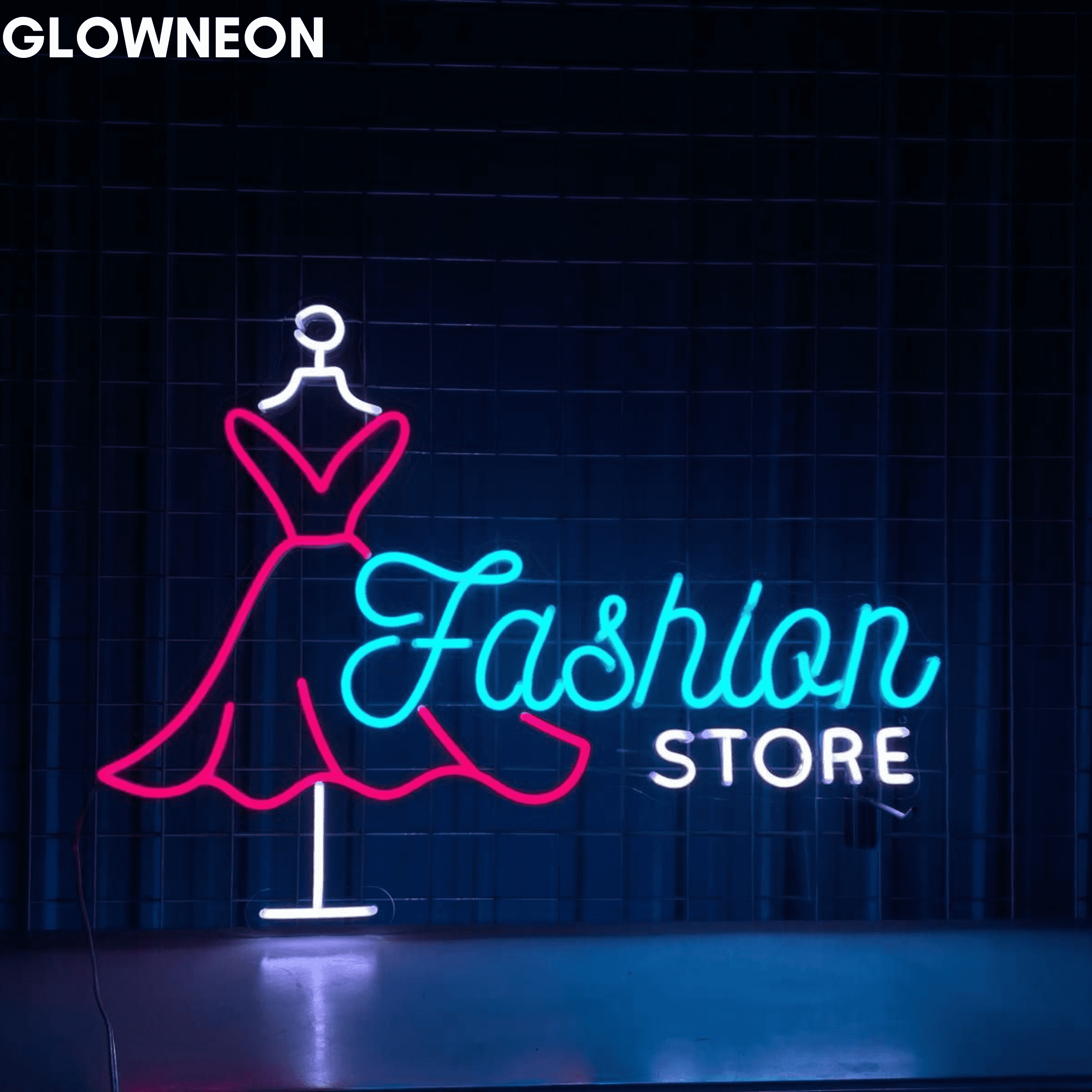 Glowneon Fashion Store Neon Sign, Woman Clothing Boutique Led Sign ...
