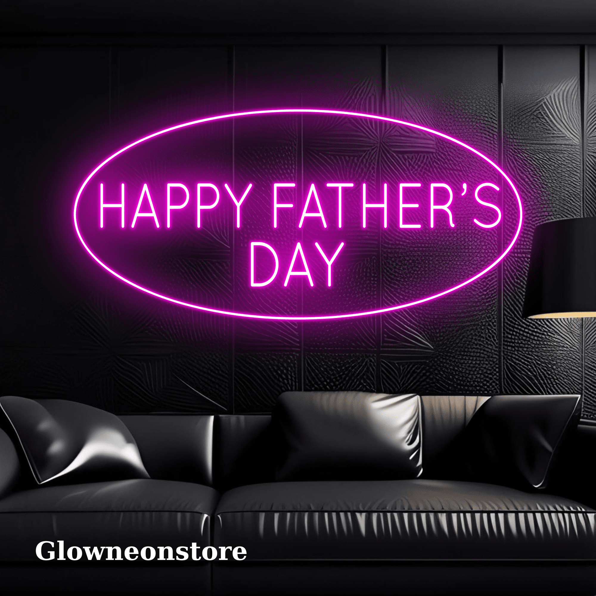 Glowneon Father's Day Neon Sign, Happy Father's Day Gift For Dad ...