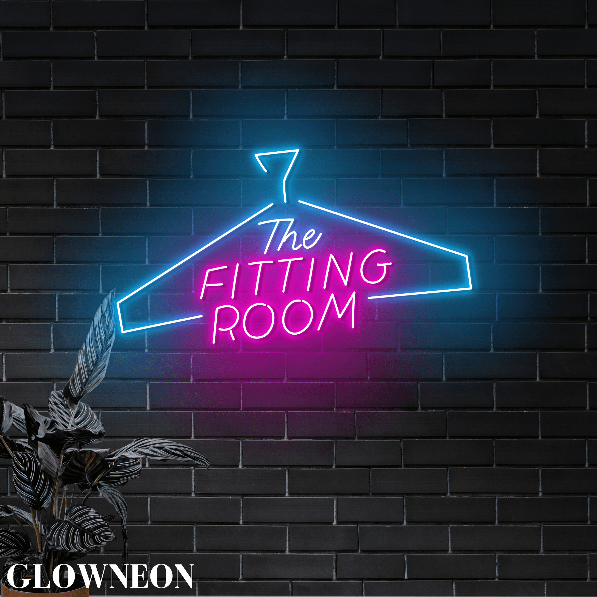 Glowneon Fitting Room Neon Led Light For Clothing Shop Wall Art Decor ...