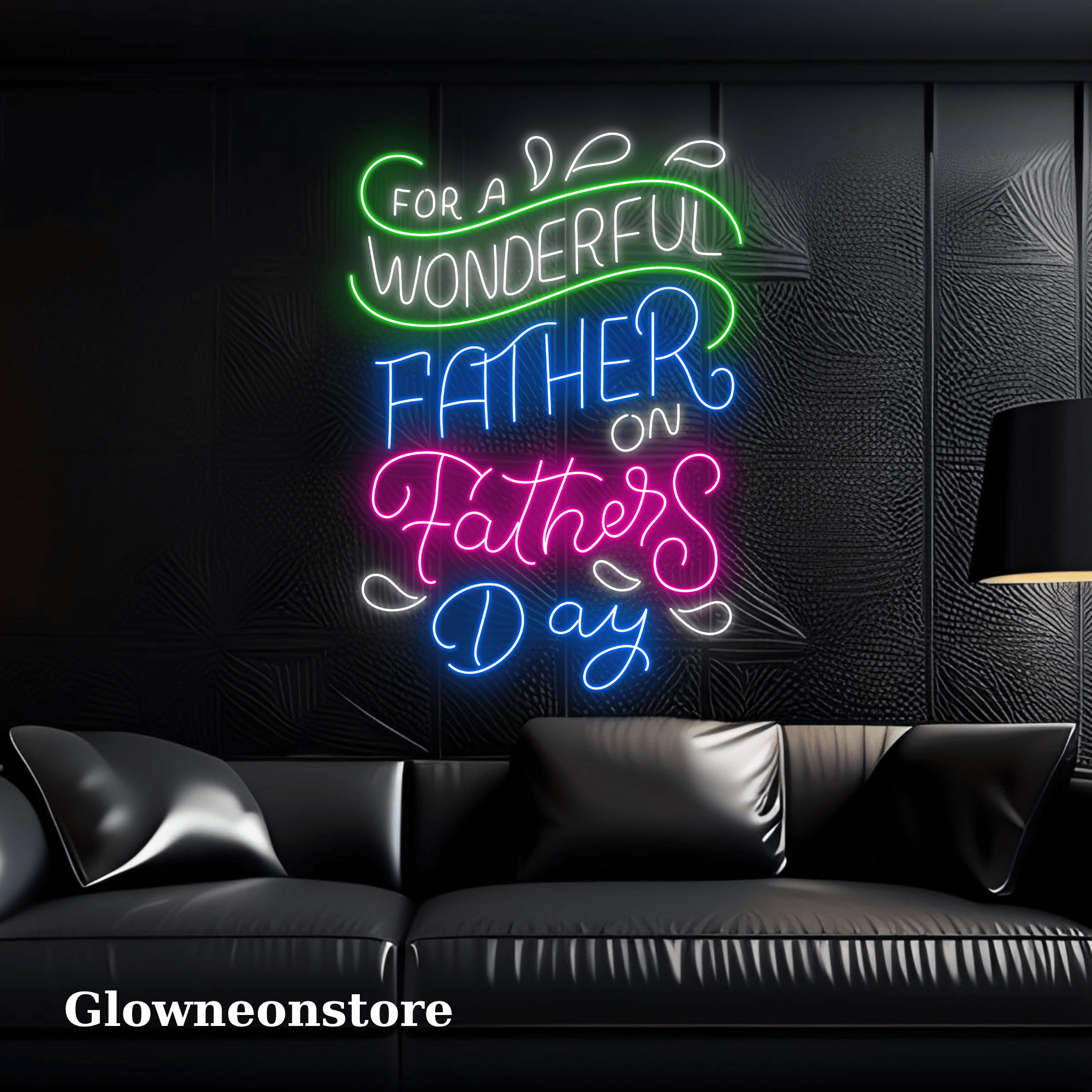 Glowneon For A Wonderful Father On Fathers Day Neon, Father's Day Led ...
