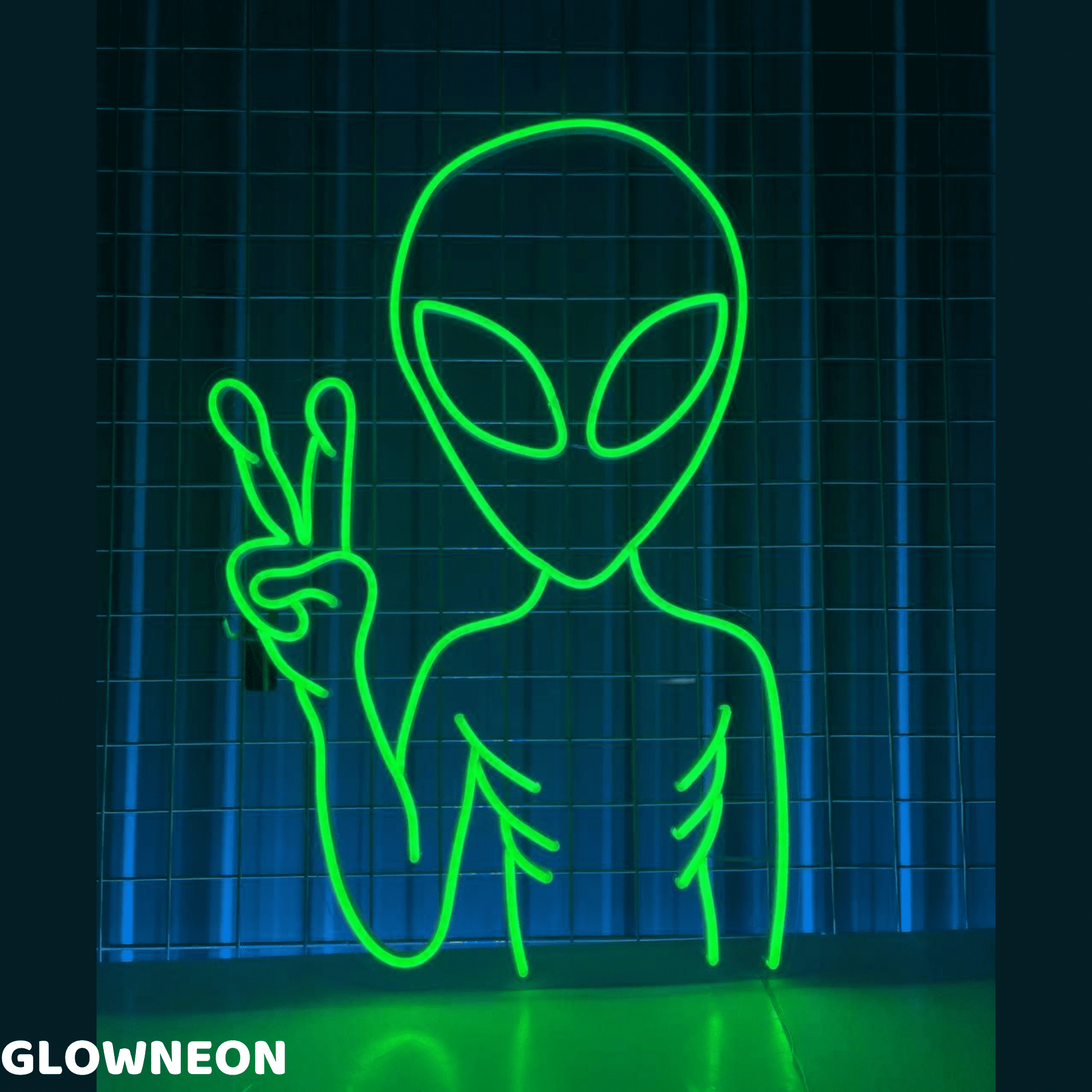 Glowneon Funny Cool Alien Neon Sign, Alien Led Sign, Gifts For Kids ...