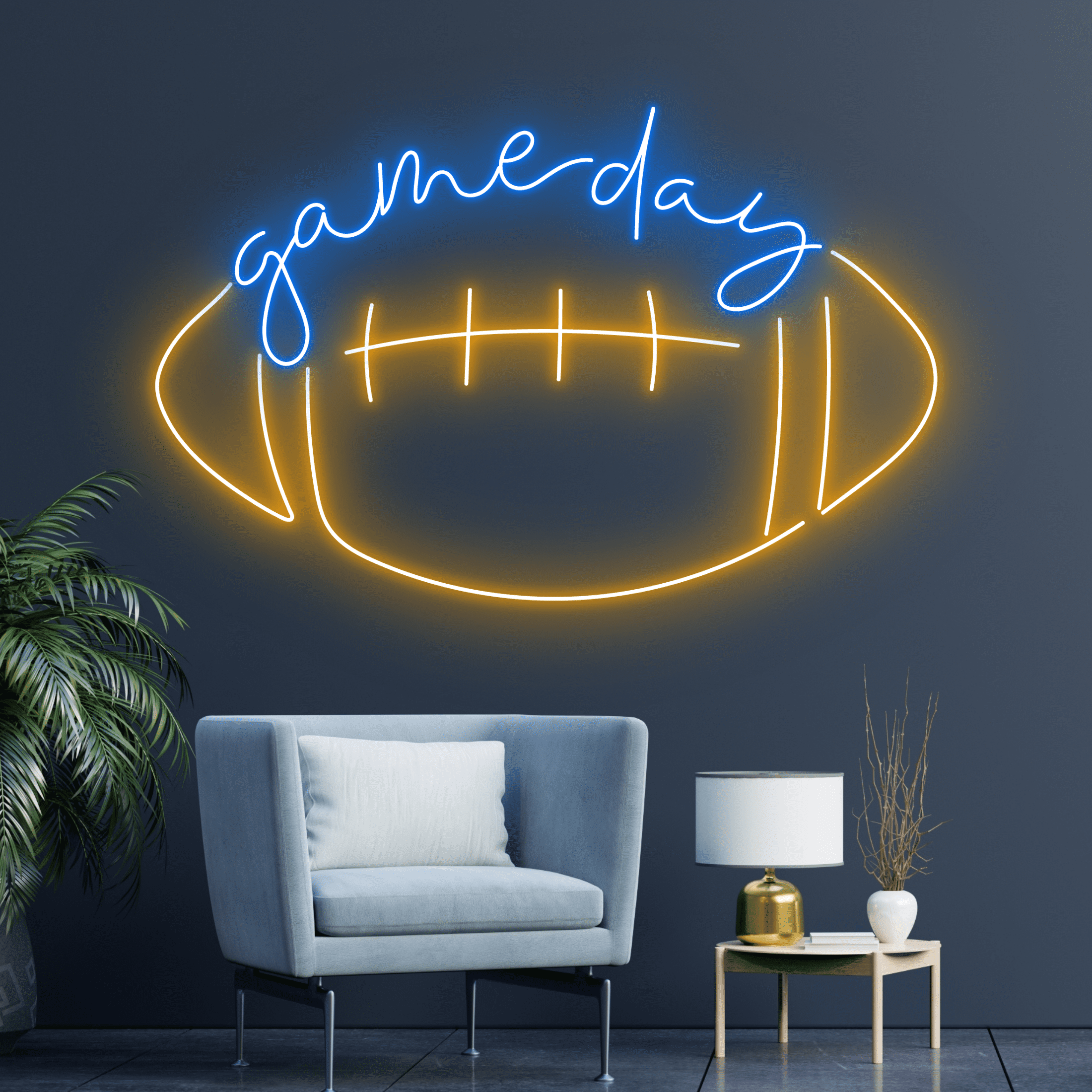 Glowneon Gameday American Football Neon Sign, Football Club Decor ...