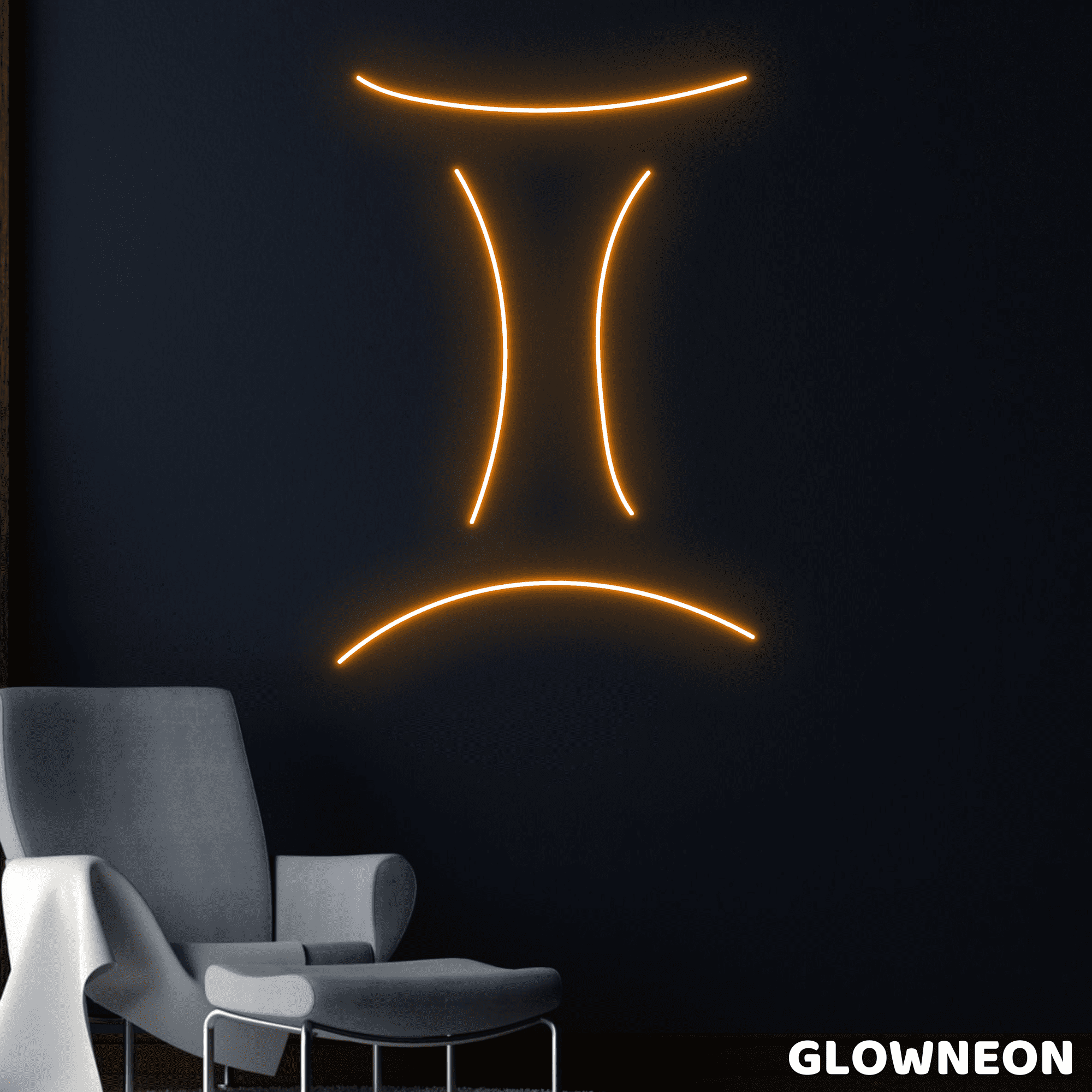 Glowneon Gemini Neon Sign, Gemini Led Sign, Horoscope Astrology Light ...
