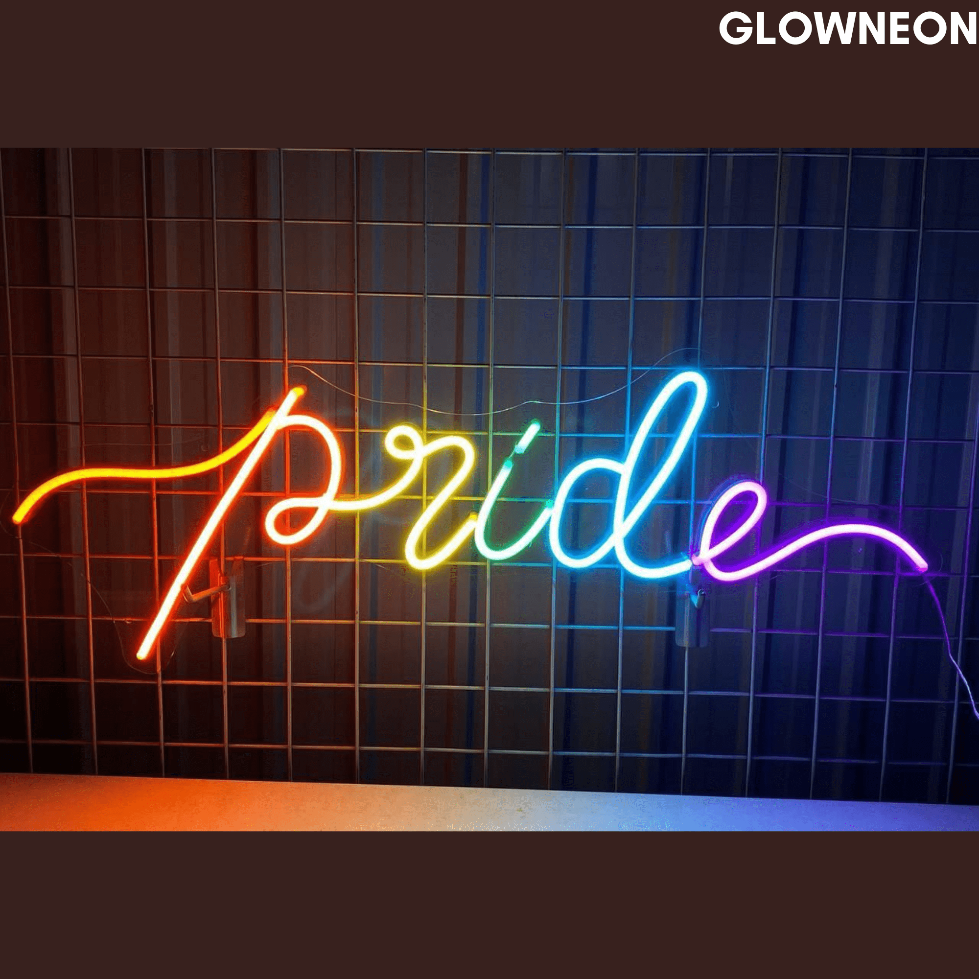 Glowneon Gift For Pride Led Sign, Happy Pride Day LGBT Neon Wall Deco ...