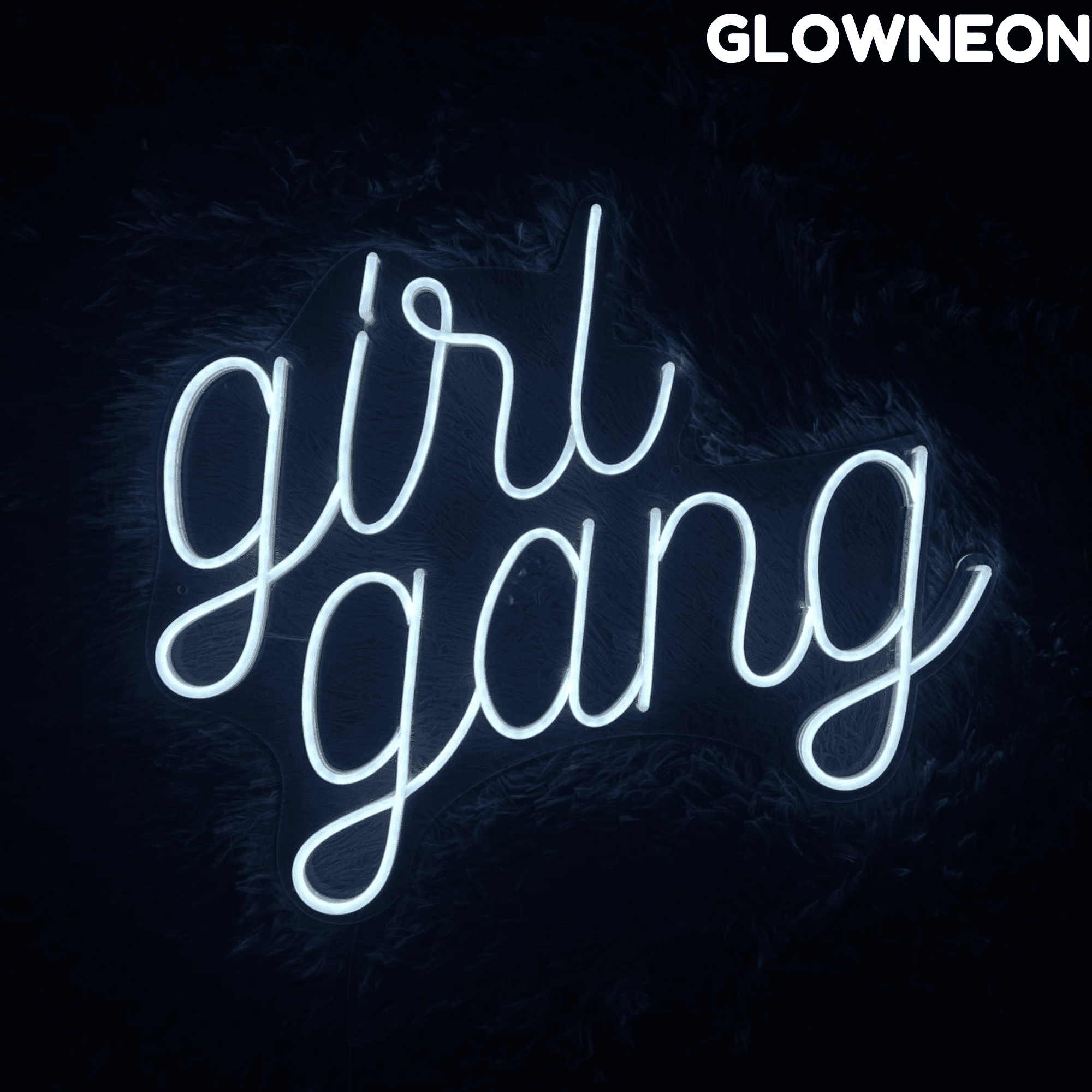 Glowneon Girl Gang Neon Sign, Girl Club Led Sign, Girls Room Wall Art ...