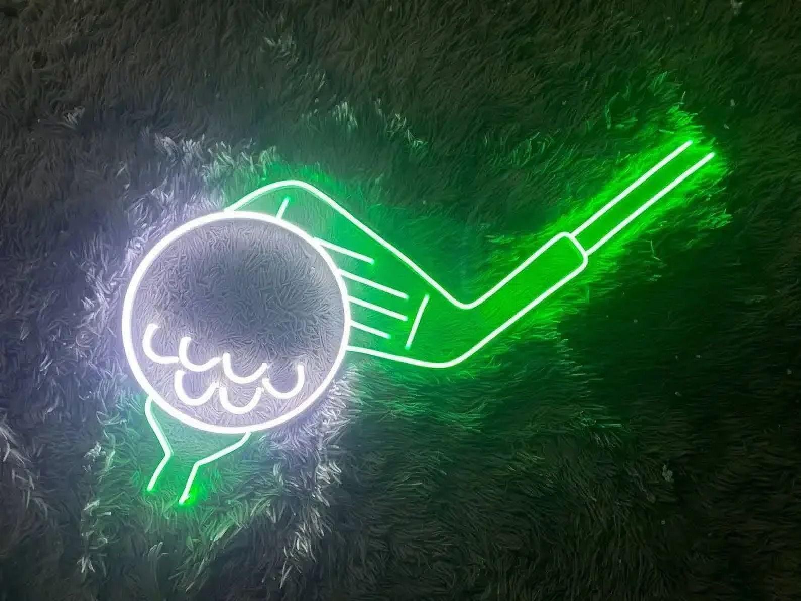 Glowneon Golf Neon Signs, Golf Club Decor, Long-lasting Signboard ...