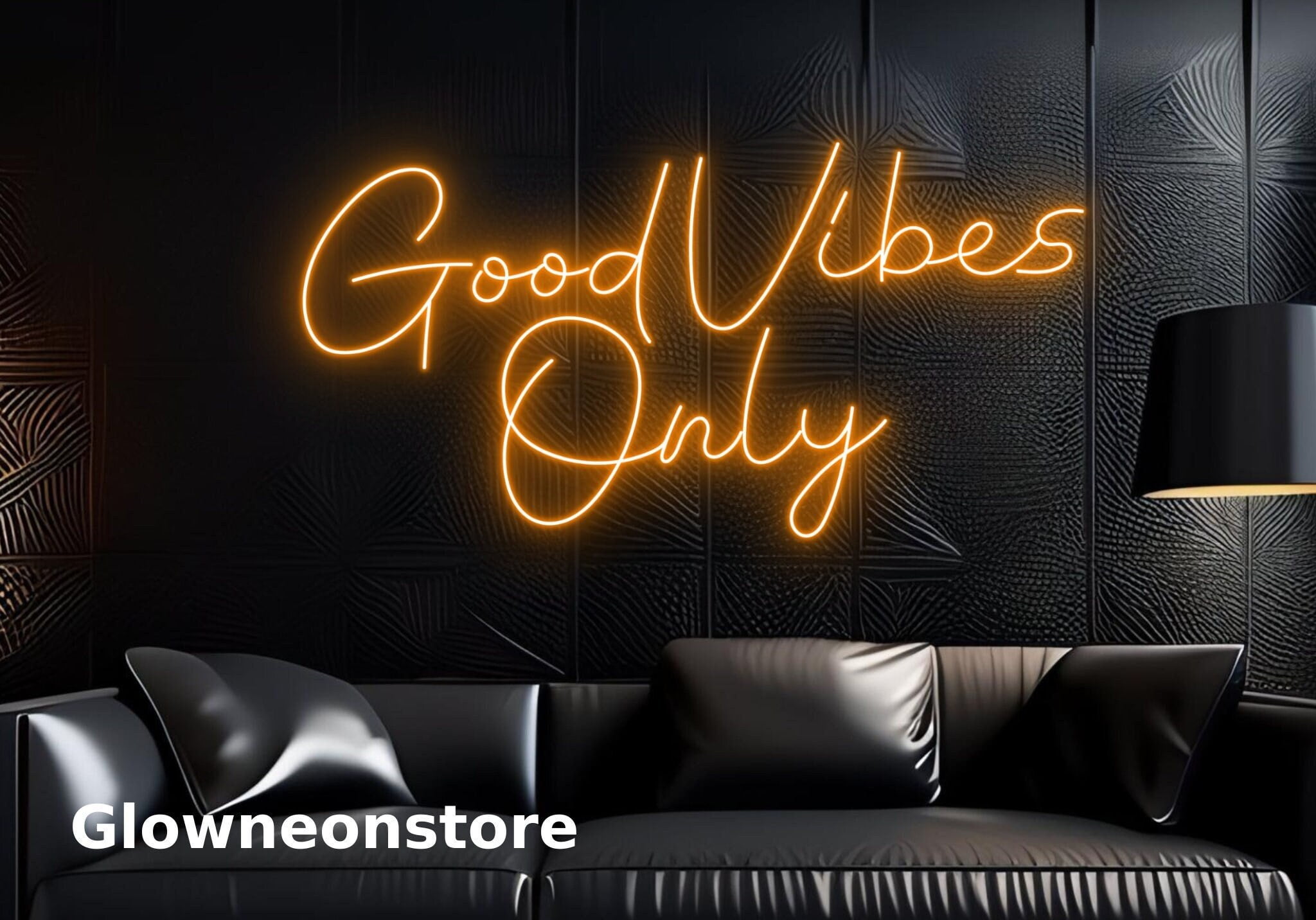 Glowneon Good Vibes Only Neon Sign, Quotes Led Sign, Motivation Quotes ...