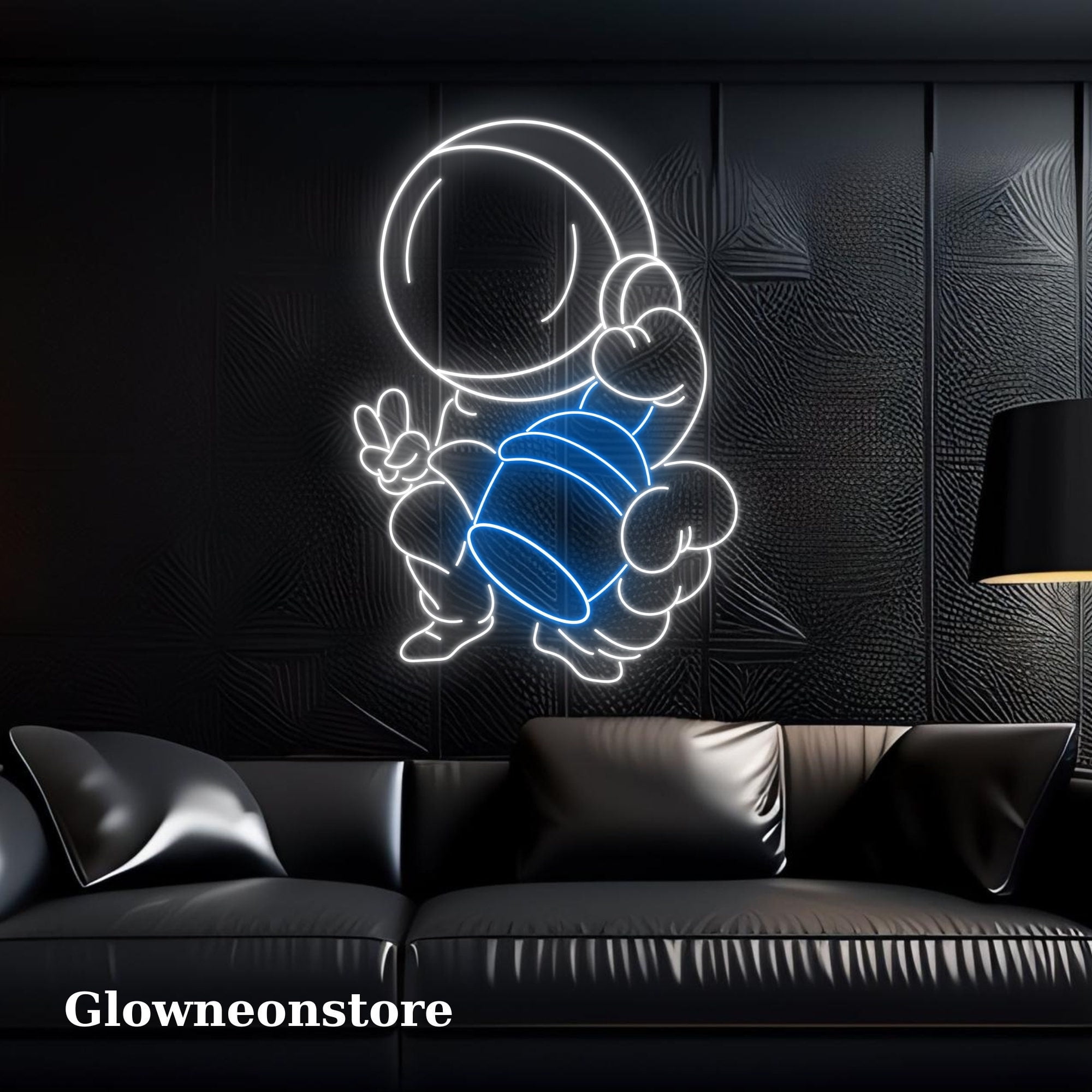 Glowneon Graffiti Astronaut Neon Sign, Graffiti Astronaut Led Sign ...
