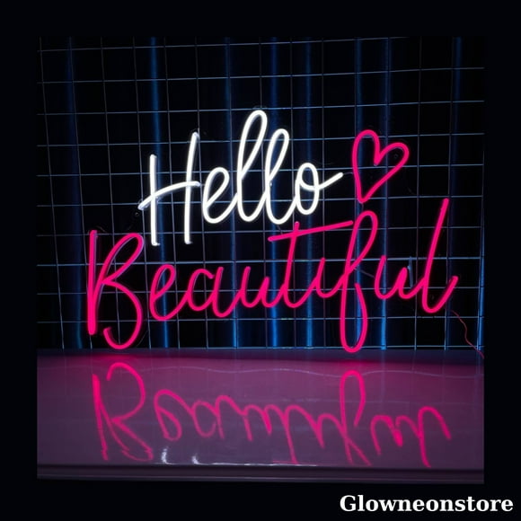 Hello Beautiful Sign