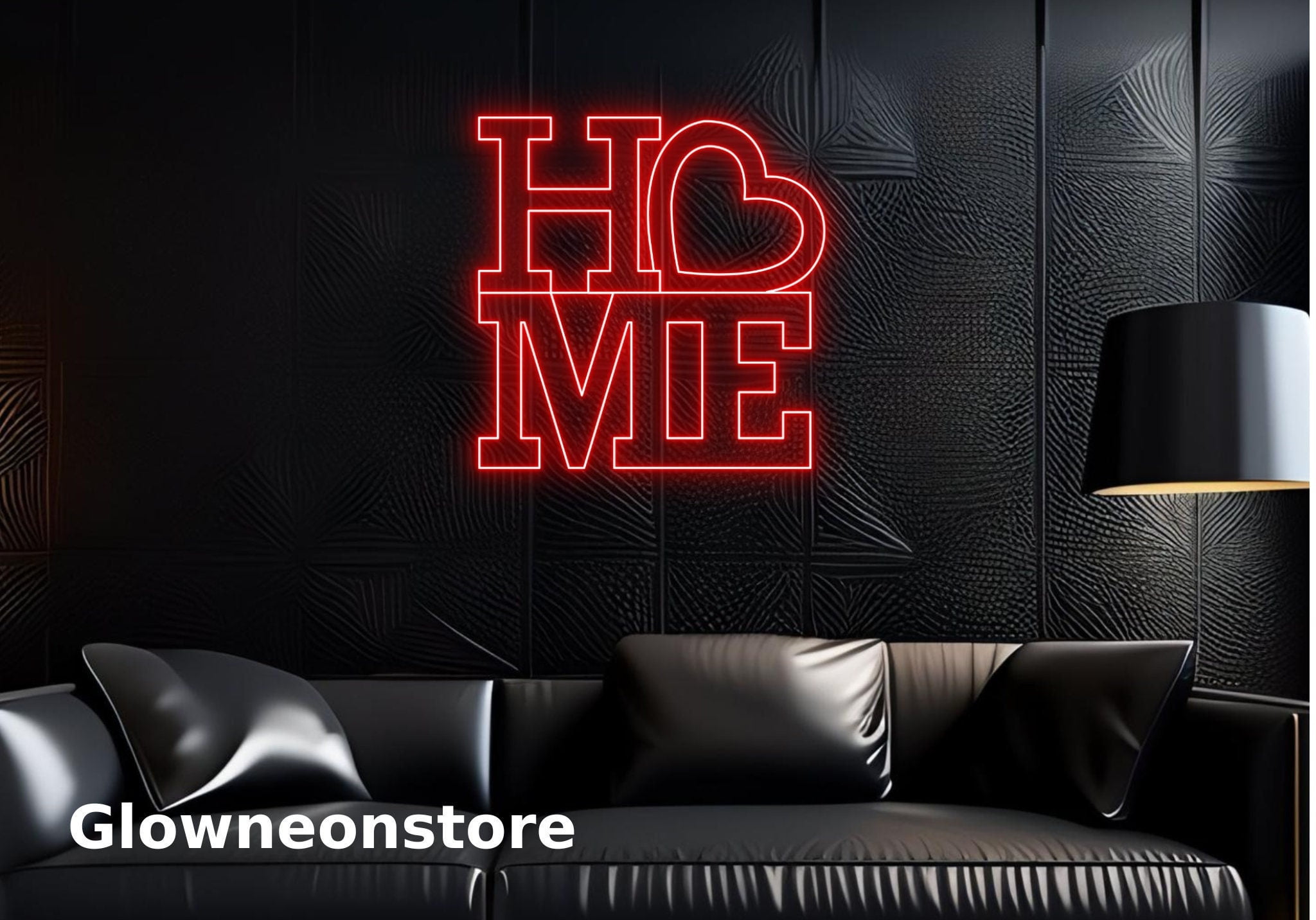 Glowneon Home Neon Sign, Home Led Light, Home Sweet Home Neon Sign ...
