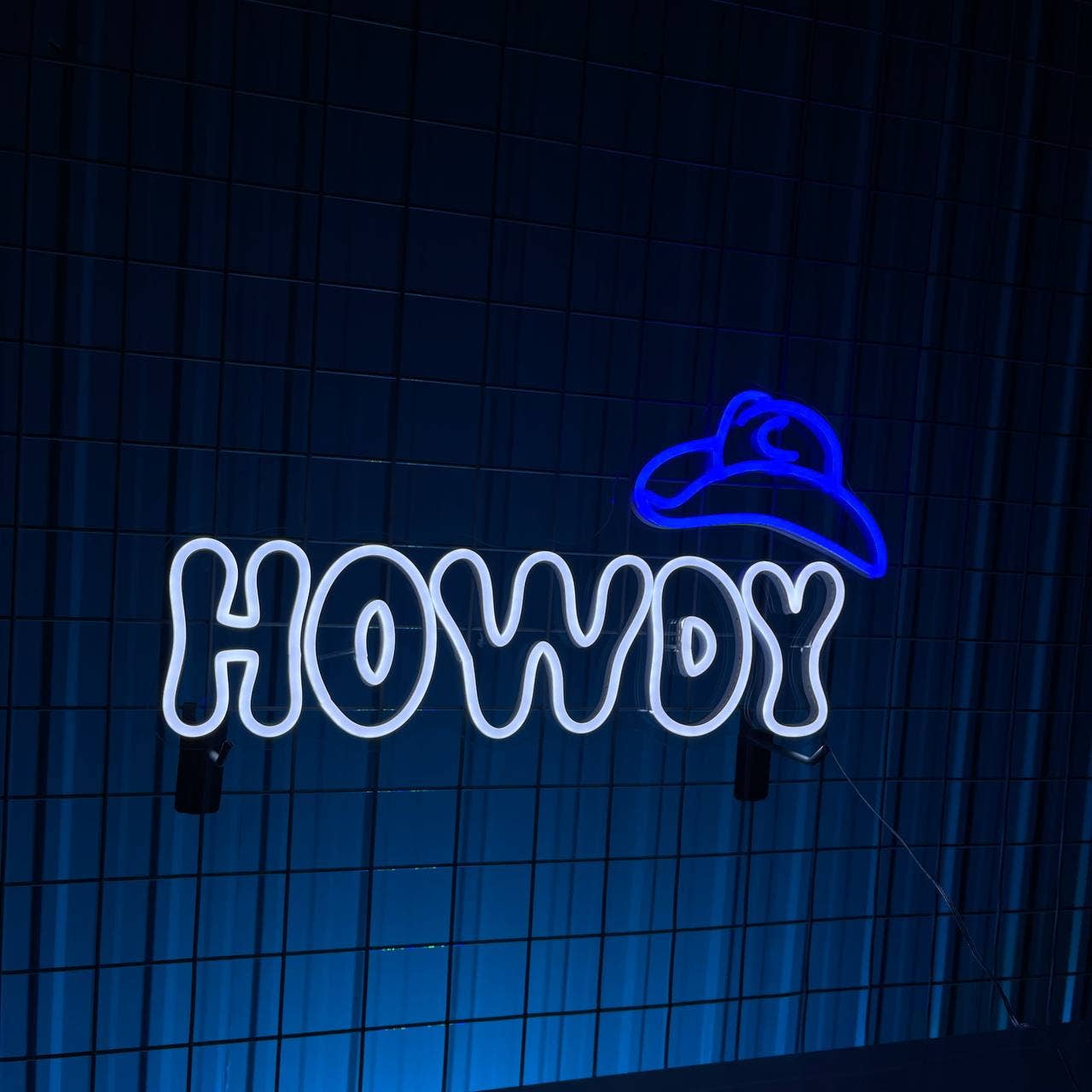 Glowneon Howdy Cowboy Hat Neon Sign, Wall Art Long-lasting Decor ...