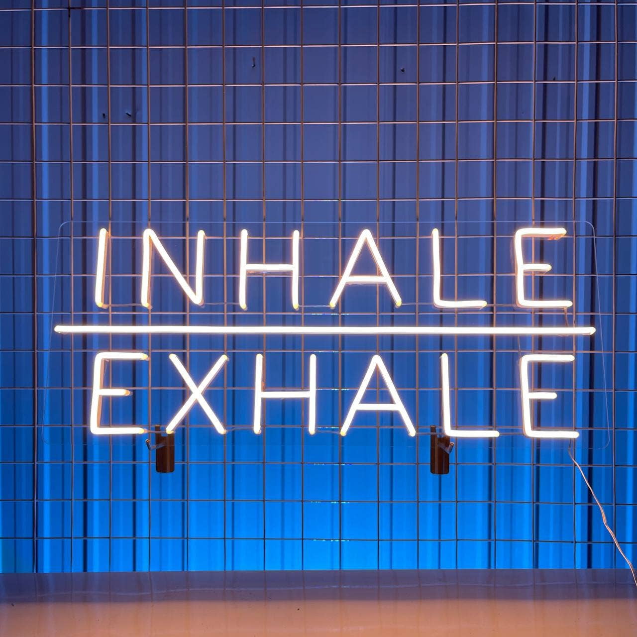 Glowneon Inhale Exhale Neon Signs, Therapy Pilates Wall Decor - Walmart.com