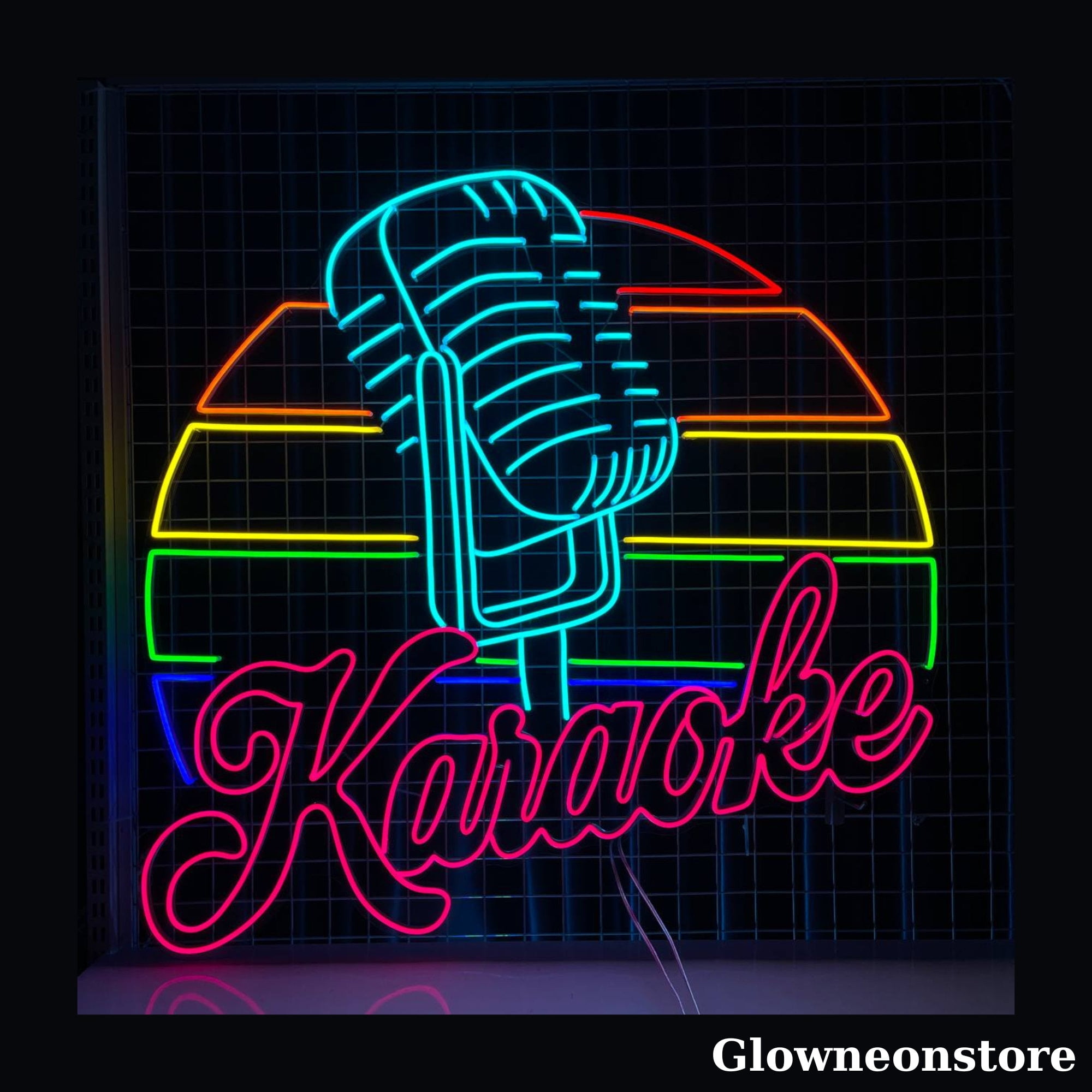 Glowneon Karaoke Neon Sign, Karaoke Led Sign, Custom Karaoke Sign ...