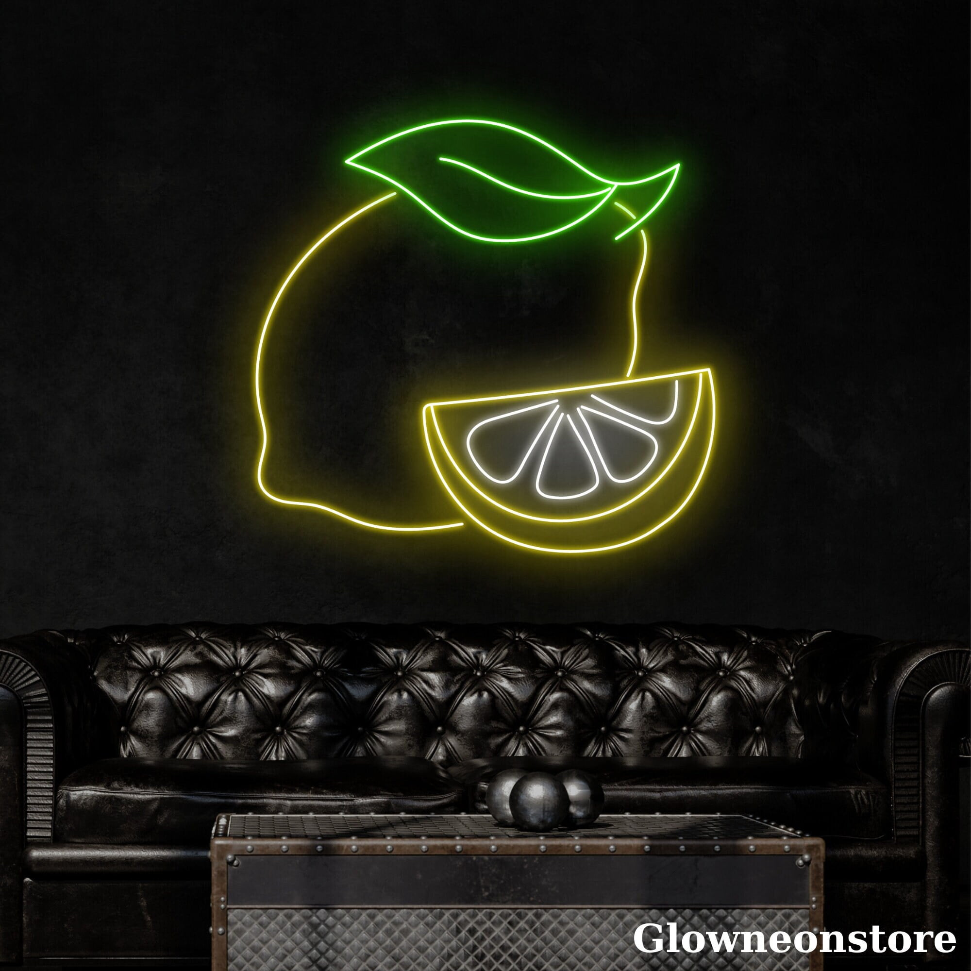 Glowneon Lemonade Neon Sign, Lemony Led Sign, Lemon Led Sign, Fruit ...