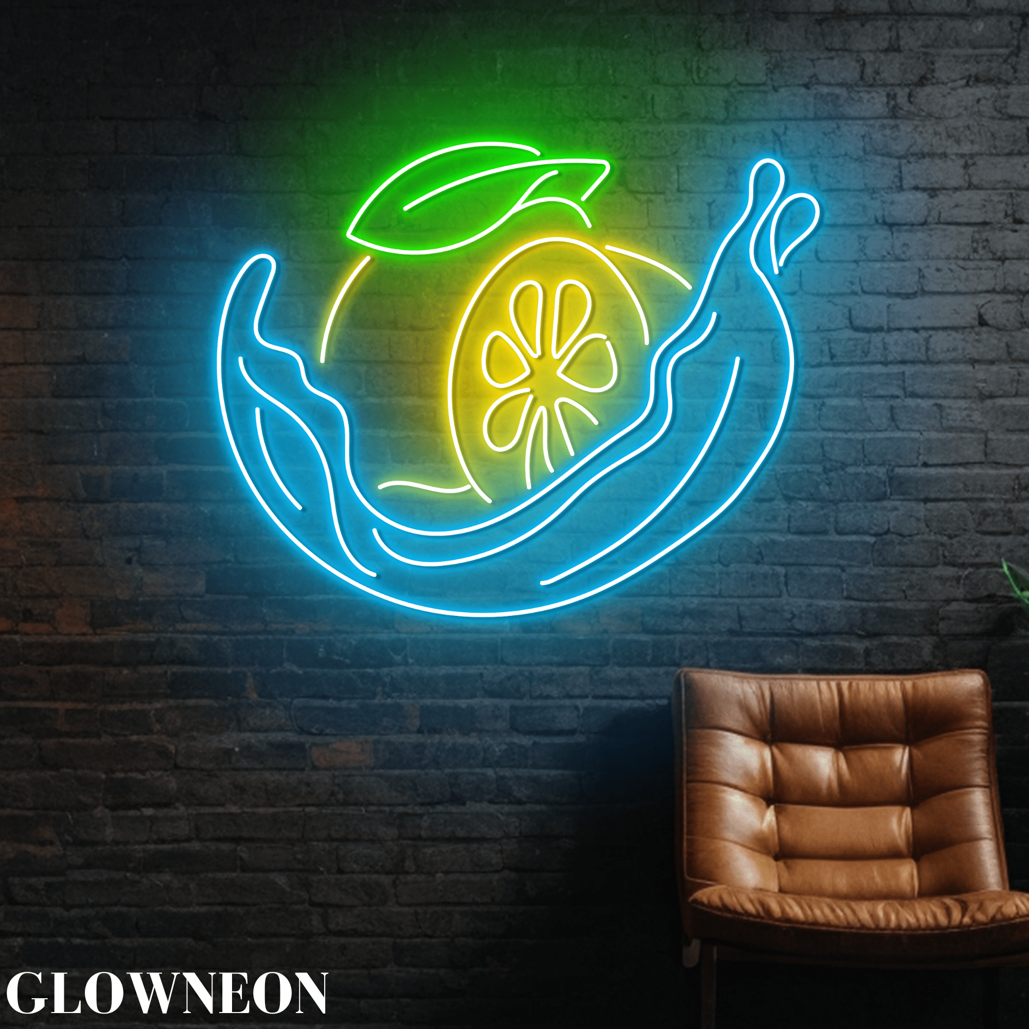 Glowneon Lemonade Neon Signs, Lemon Juice Led Signs, Fruit Shop Decor ...
