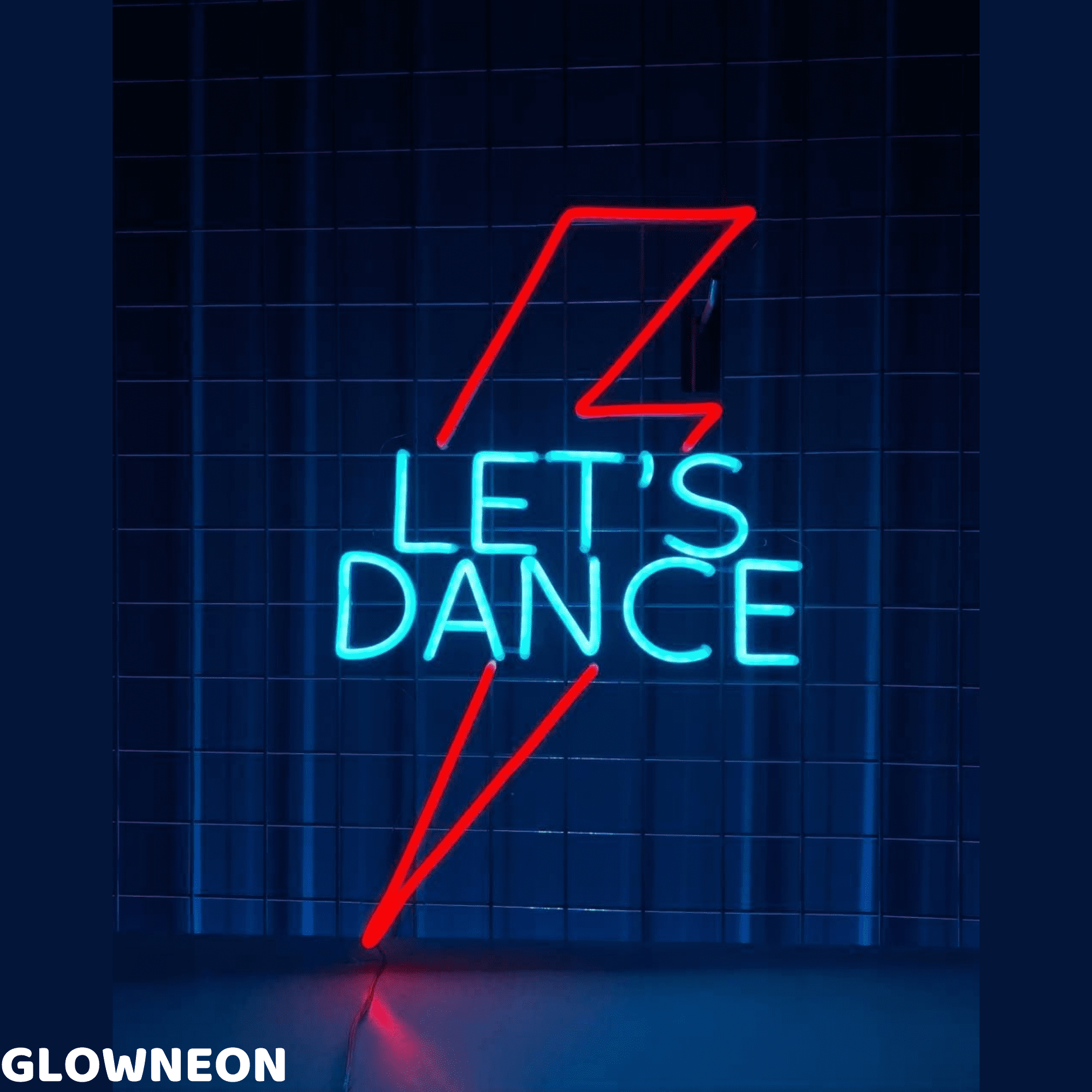 Glowneon Let's Dance Neon Sign, Dance Club Led Sign, Gift For Dancers ...