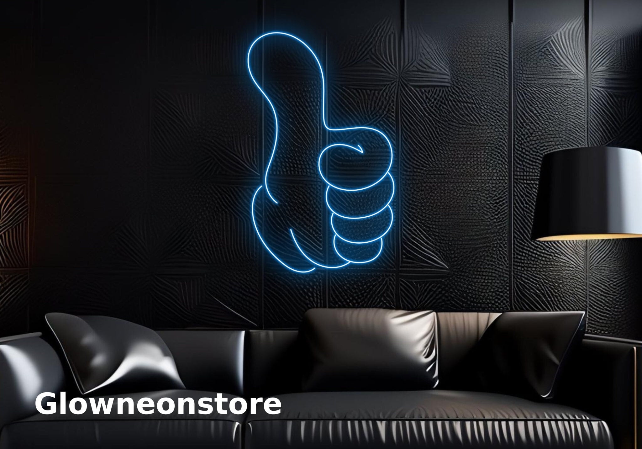 Glowneon Like Neon Sign, Like Led Light, Hand Like Sign, Like Symbol ...