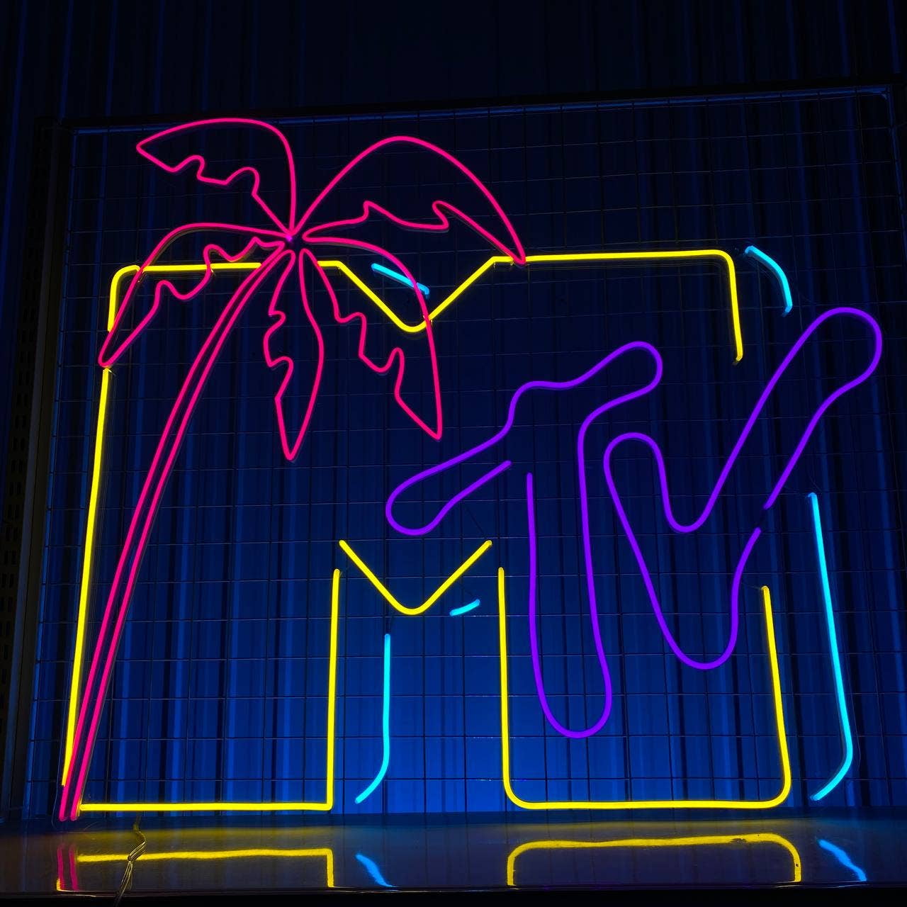 Glowneon MTV Neon Sign, Music Television Led Sign - Walmart.com