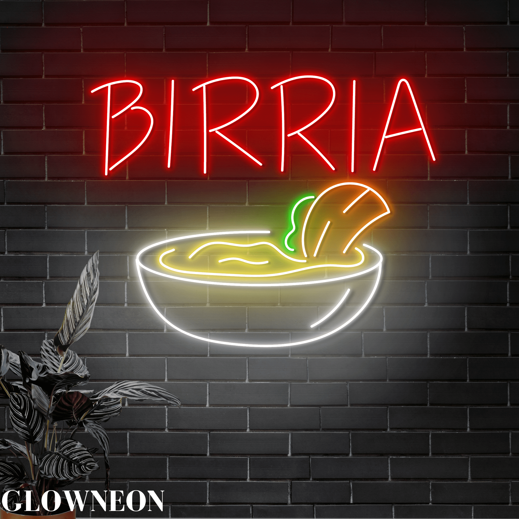 Glowneon Mexican Birria Led Sign, Birria Neon Sign, Mexican Food Decor ...