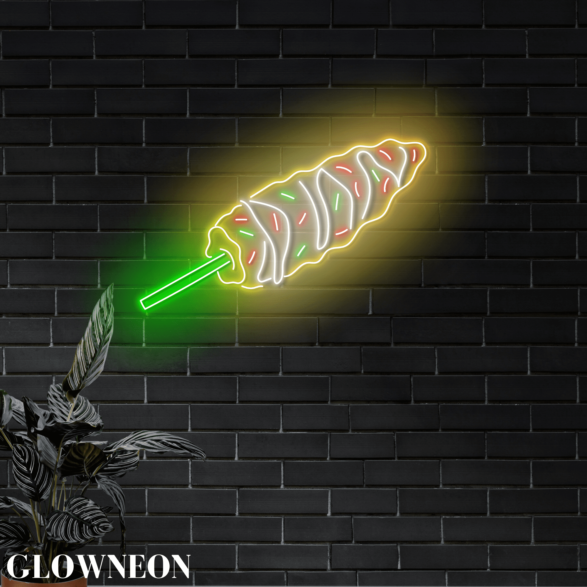 Glowneon Mexican Corn Elote Neon Wall Decor, Elote Shop Open Led Sign ...