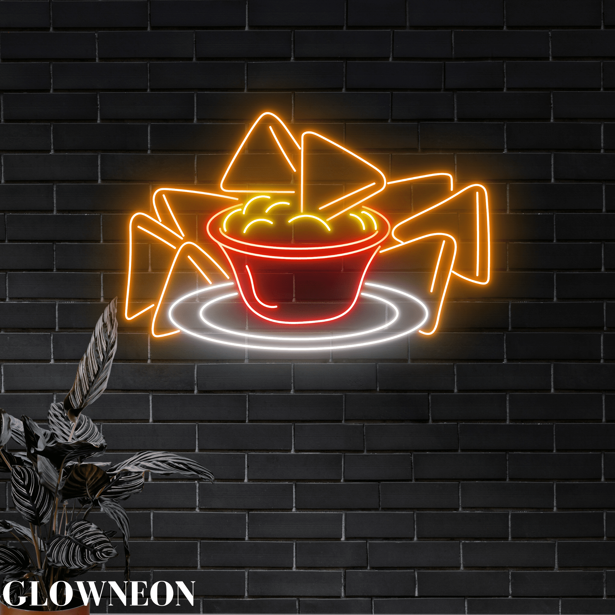 Glowneon Mexican Nachos Neon Wall Art, Nachos Mexican Shop Wall Decor ...