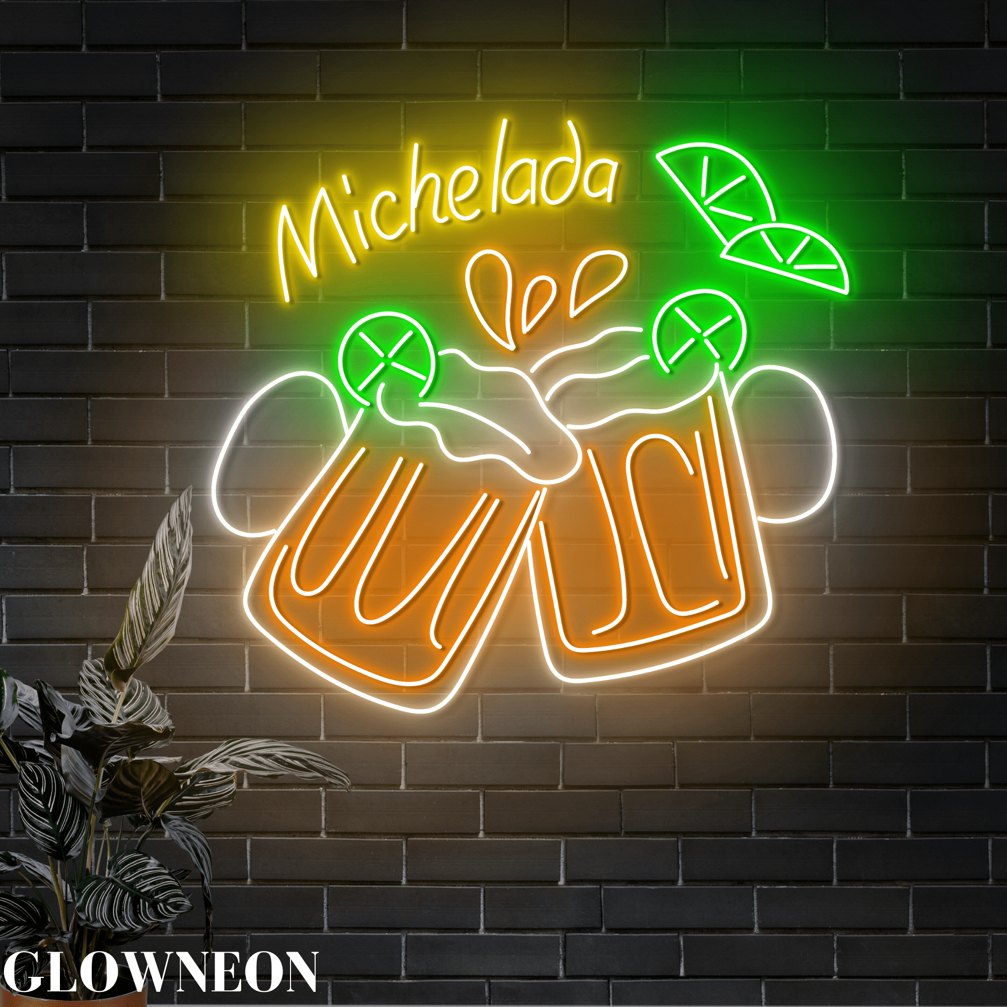 Glowneon Michelada Led Light, Michelada Cocktail Mexican Bar Wall Art ...