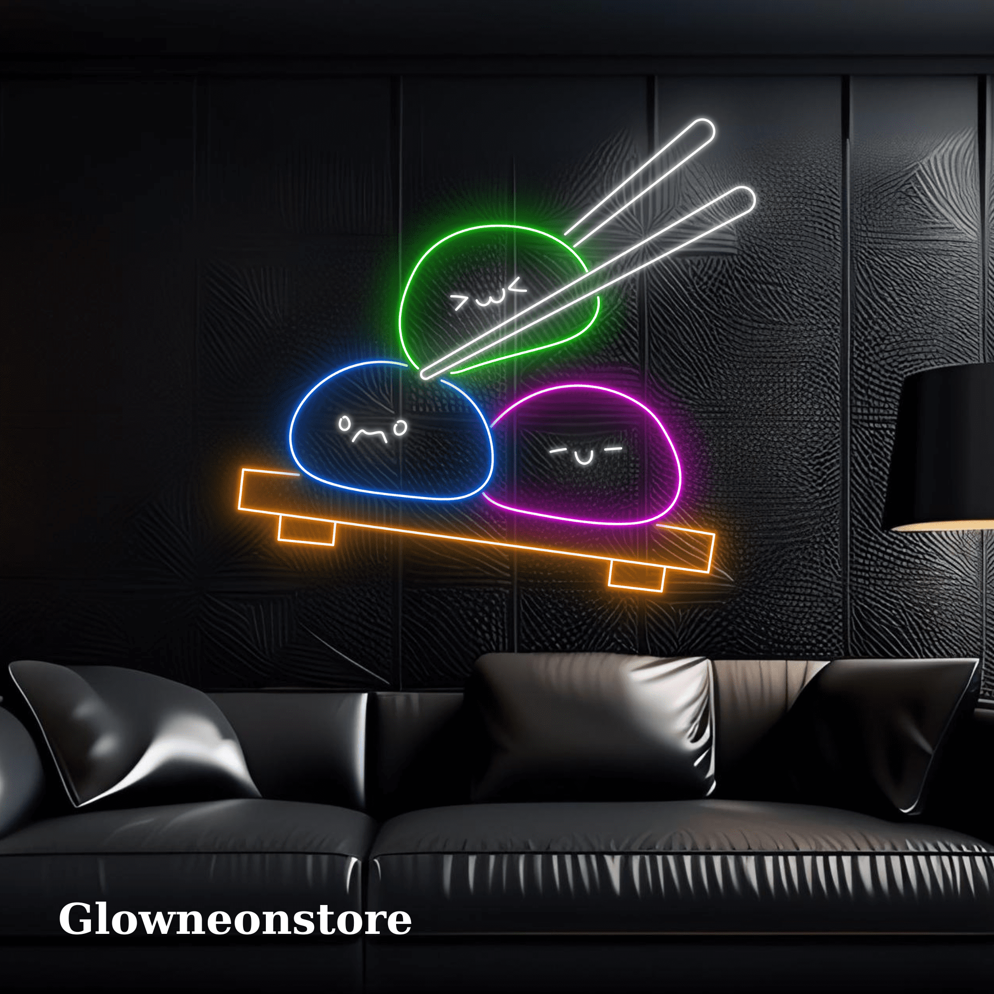 Glowneon Mochi Cakes Neon Sign, Mochi Cakes Led Light, Bakery Decor ...