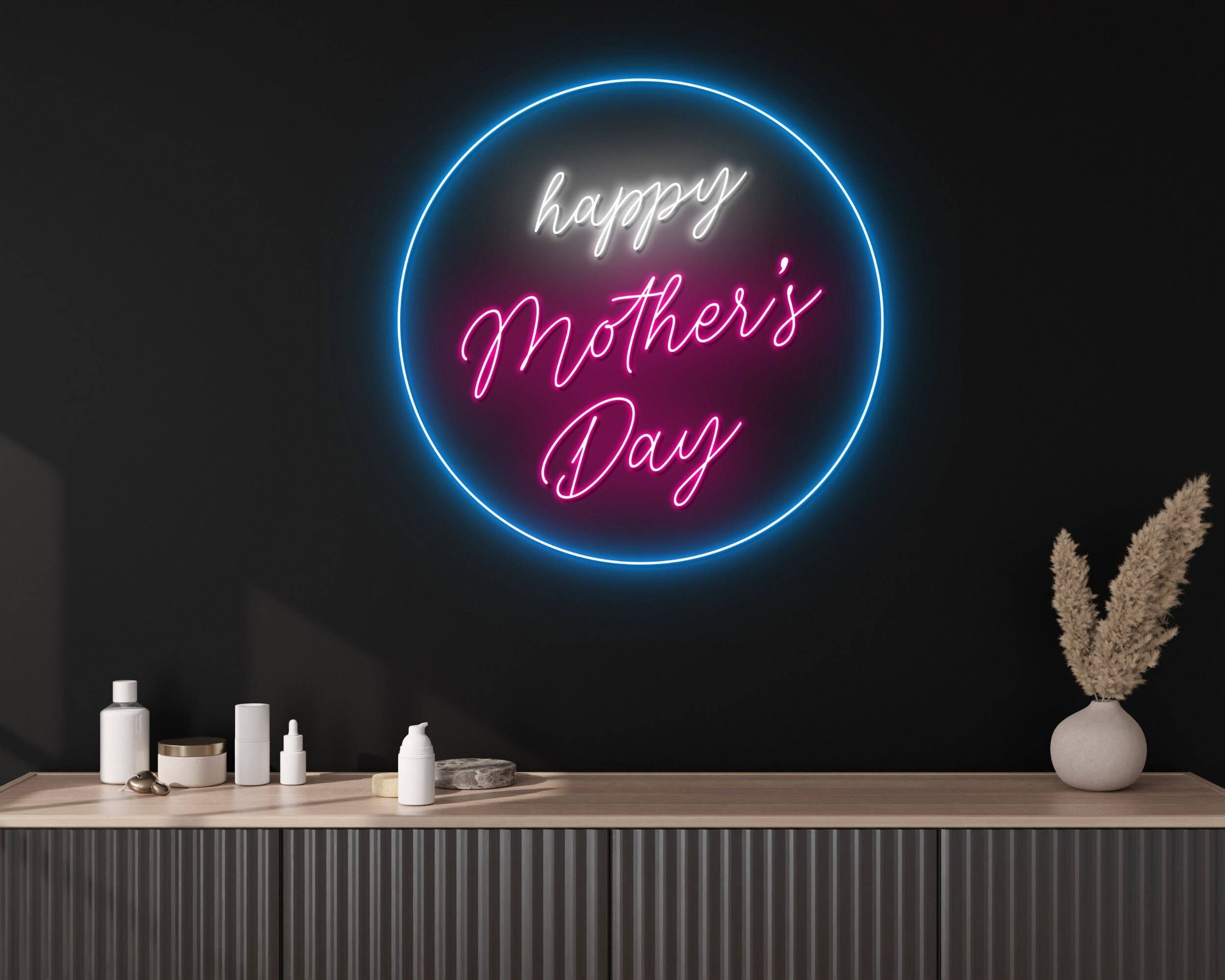 Glowneon Mom Quote Neon Sign, Mother's Day Gift and Decor - Walmart.com