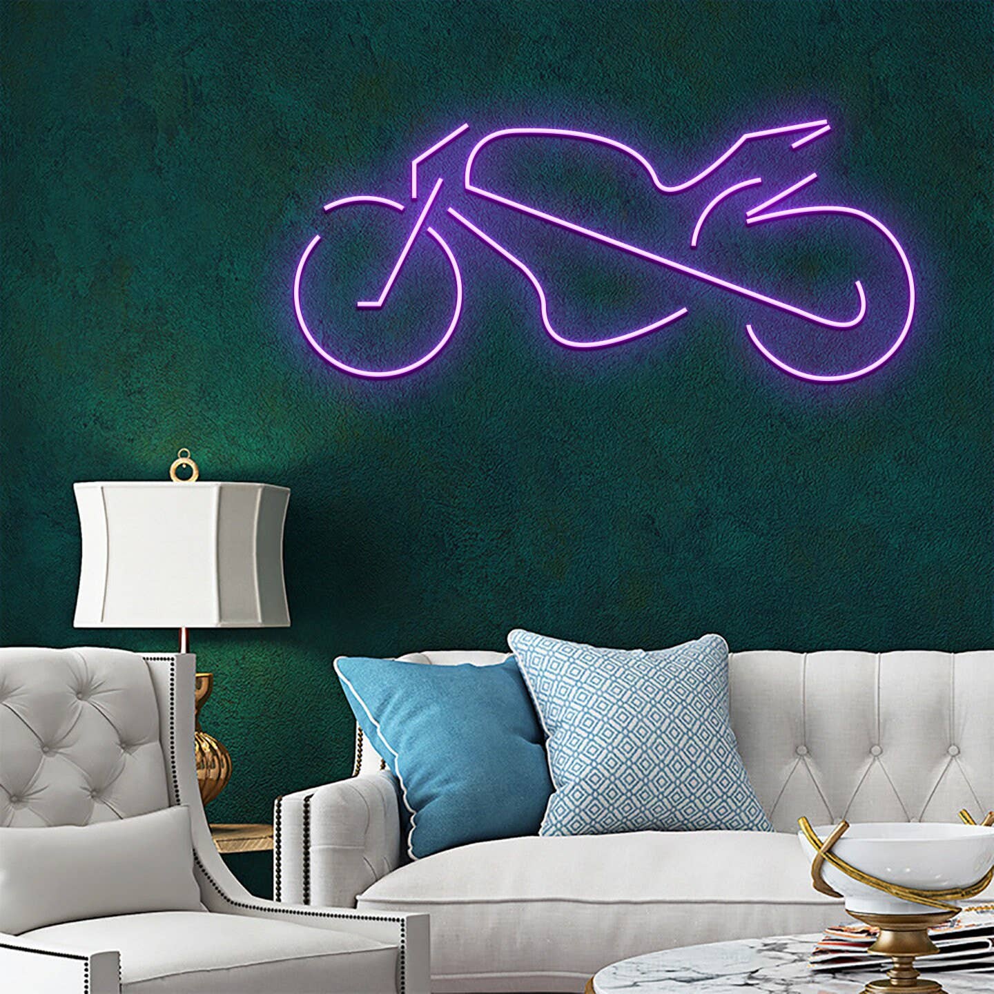 Glowneon Motorbike Neon Signs, Motorbike Shop Wall Art Decor - Walmart.com