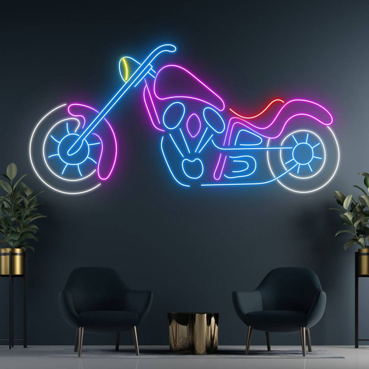 Glowneon Motorbike Neon Signs, Motorbike Sport Store Shop Decor ...