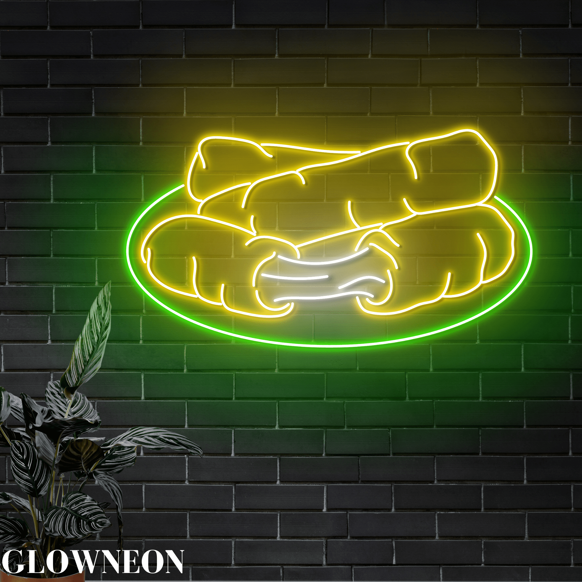 Glowneon Mozzarella Sticks Neon Sign, Mozzarella Sticks Fast Food Art ...